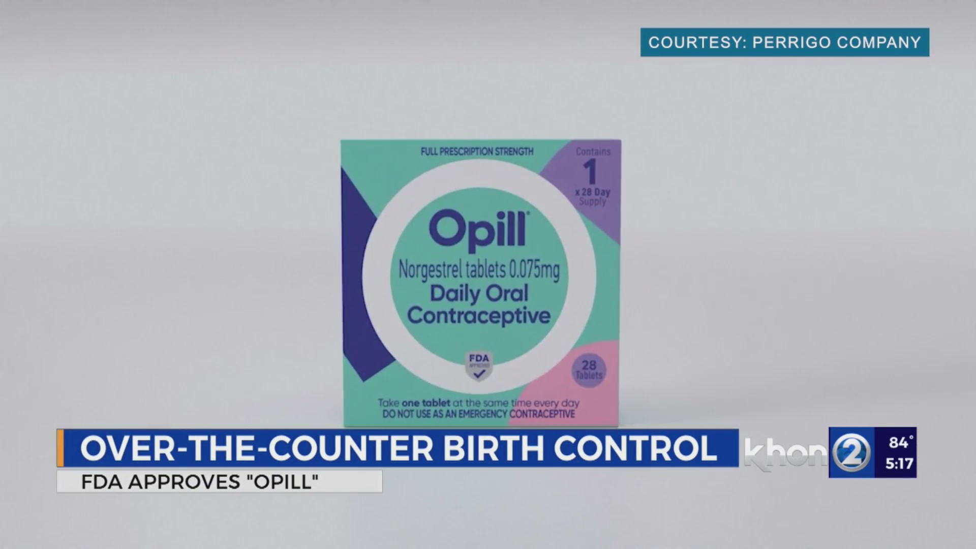 First over-the-counter birth control pill gets FDA approval – KHON2