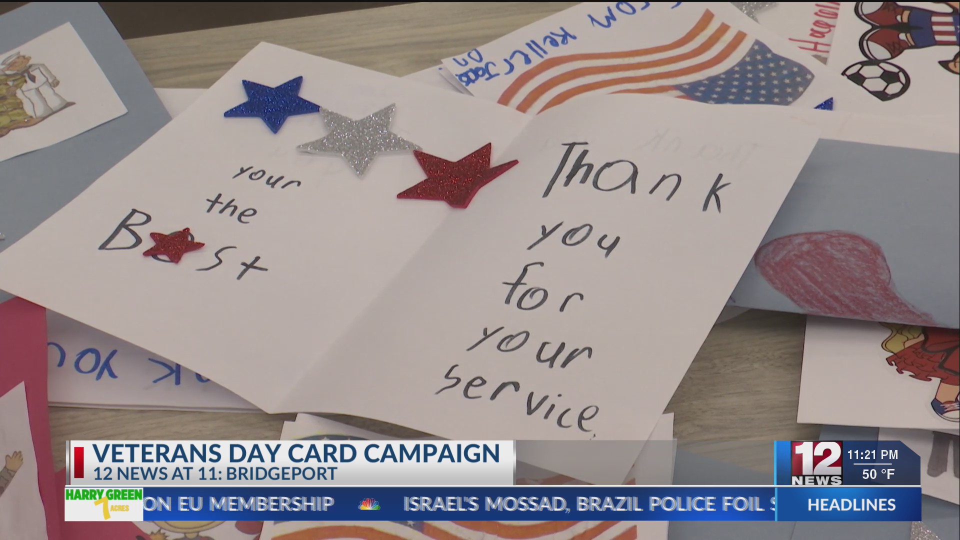 Veterans Day card campaign held at Bridge Sports Complex – WBOY.com