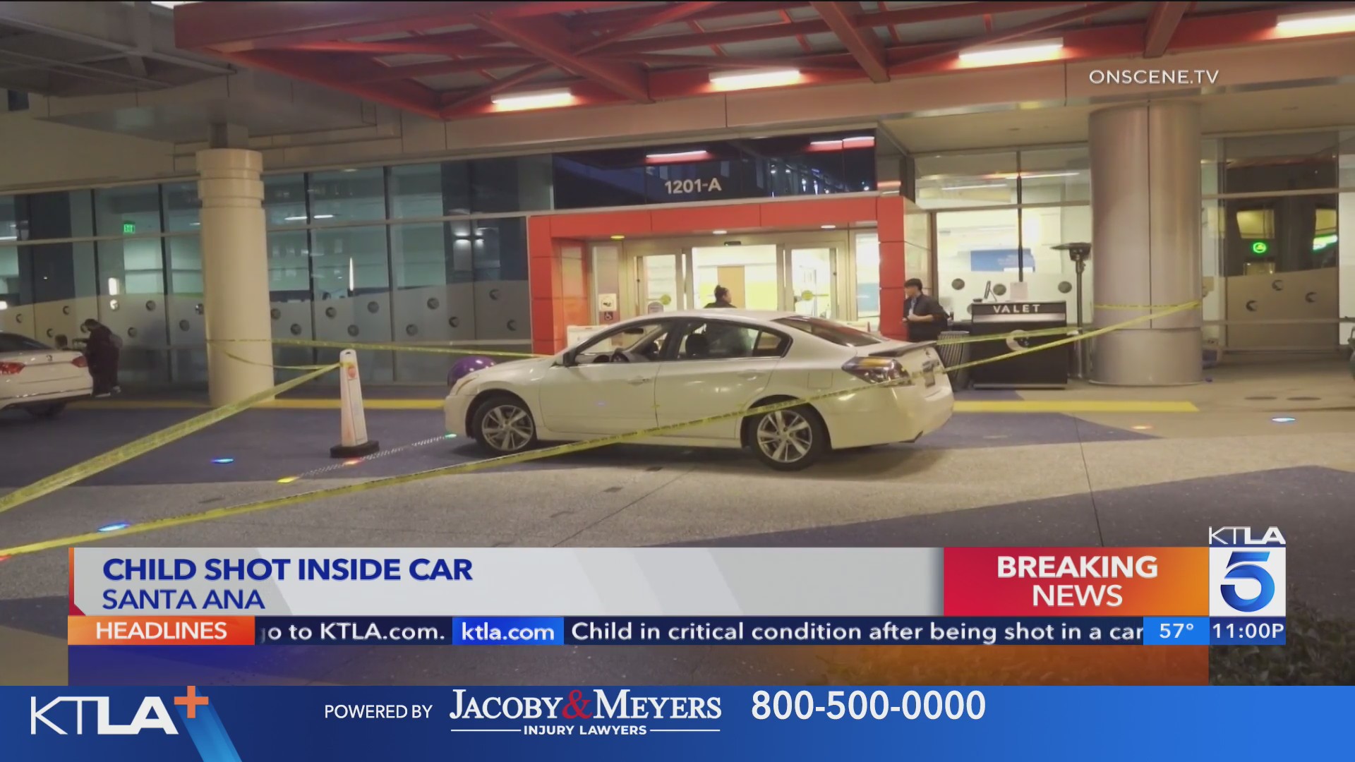 Child shot inside a car in Santa Ana – KTLA