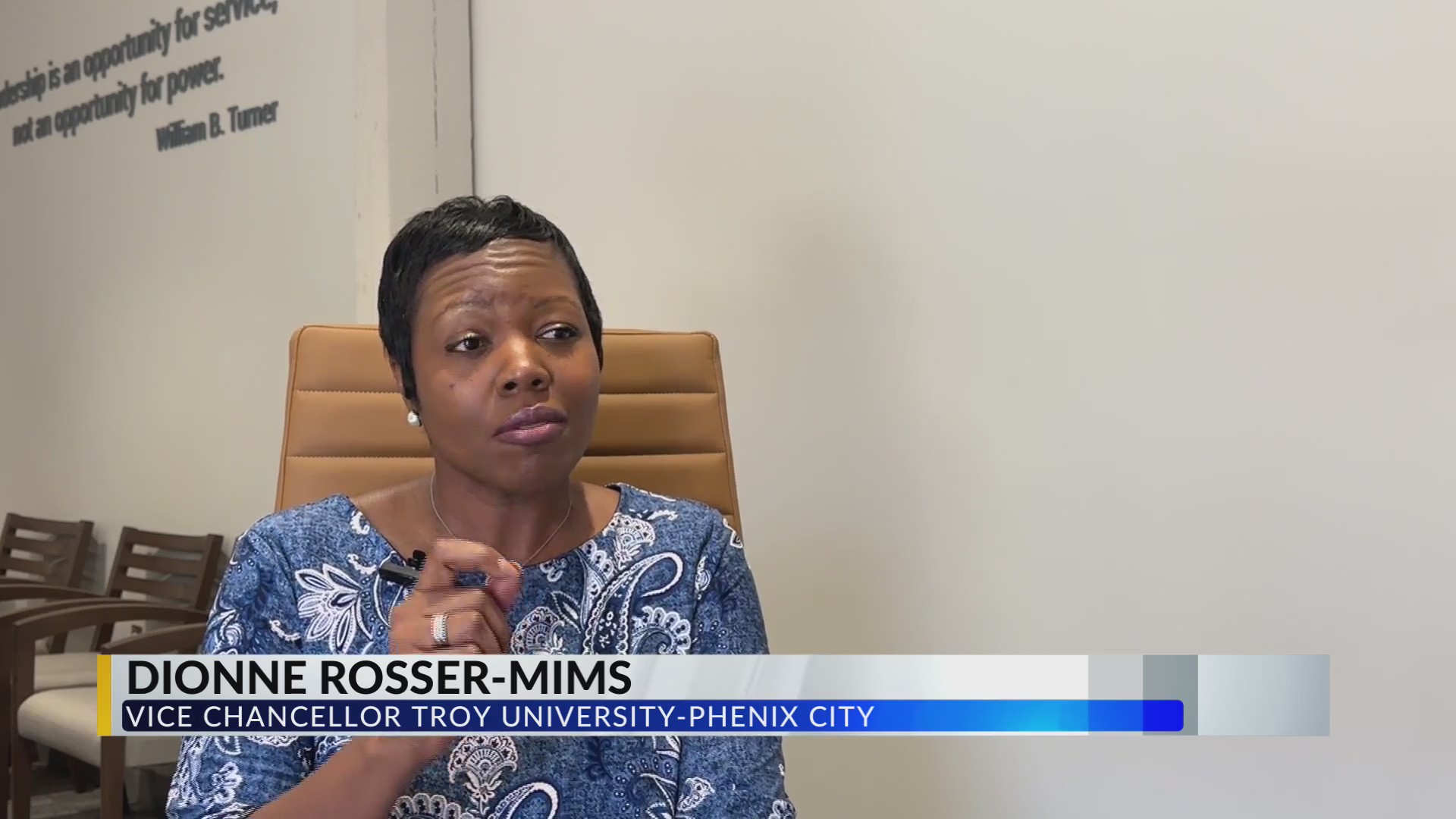 Dione Rosser-Mims talks about educational component of chips recruiting ...