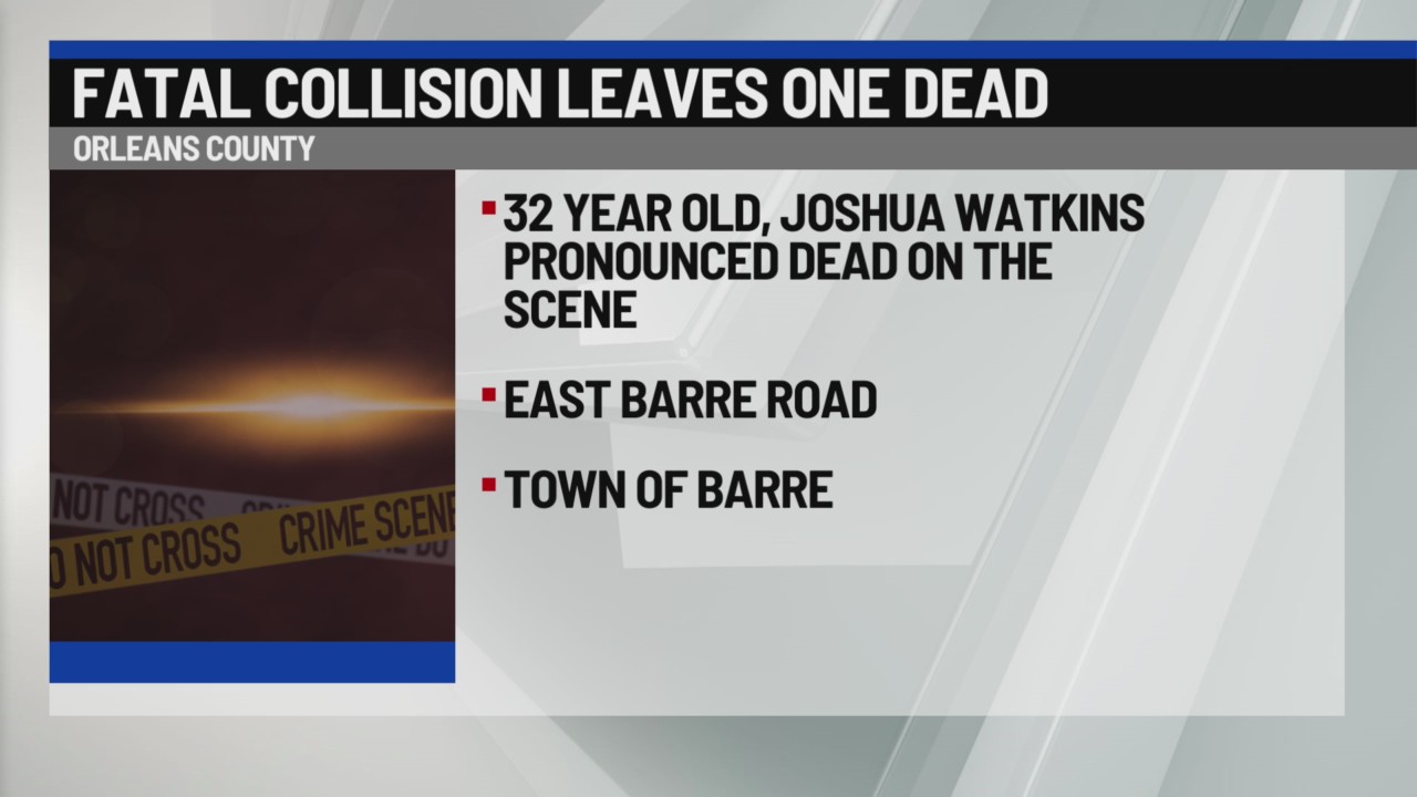 Albion man killed in crash in Barre Sunday night – News 4 Buffalo