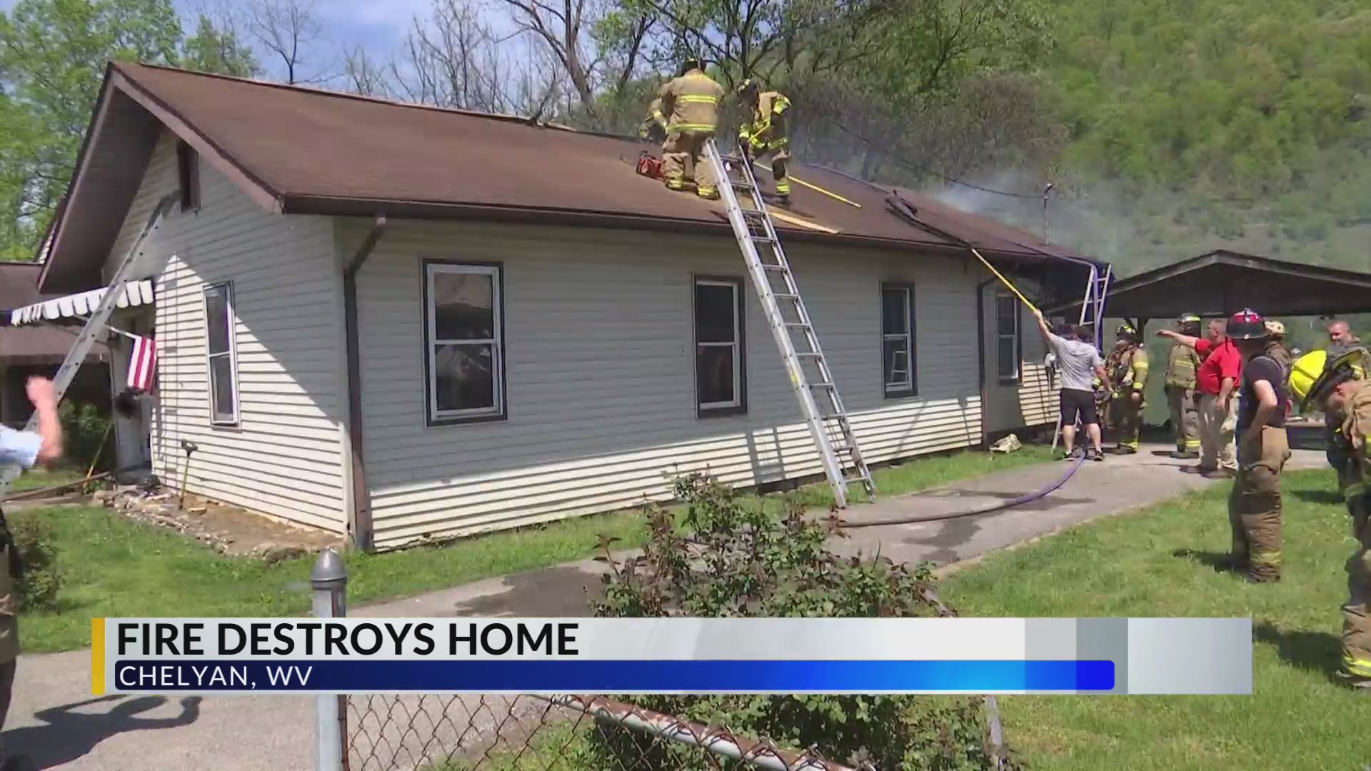 Crews on scene of fire in Chelyan – WOWK 13 News