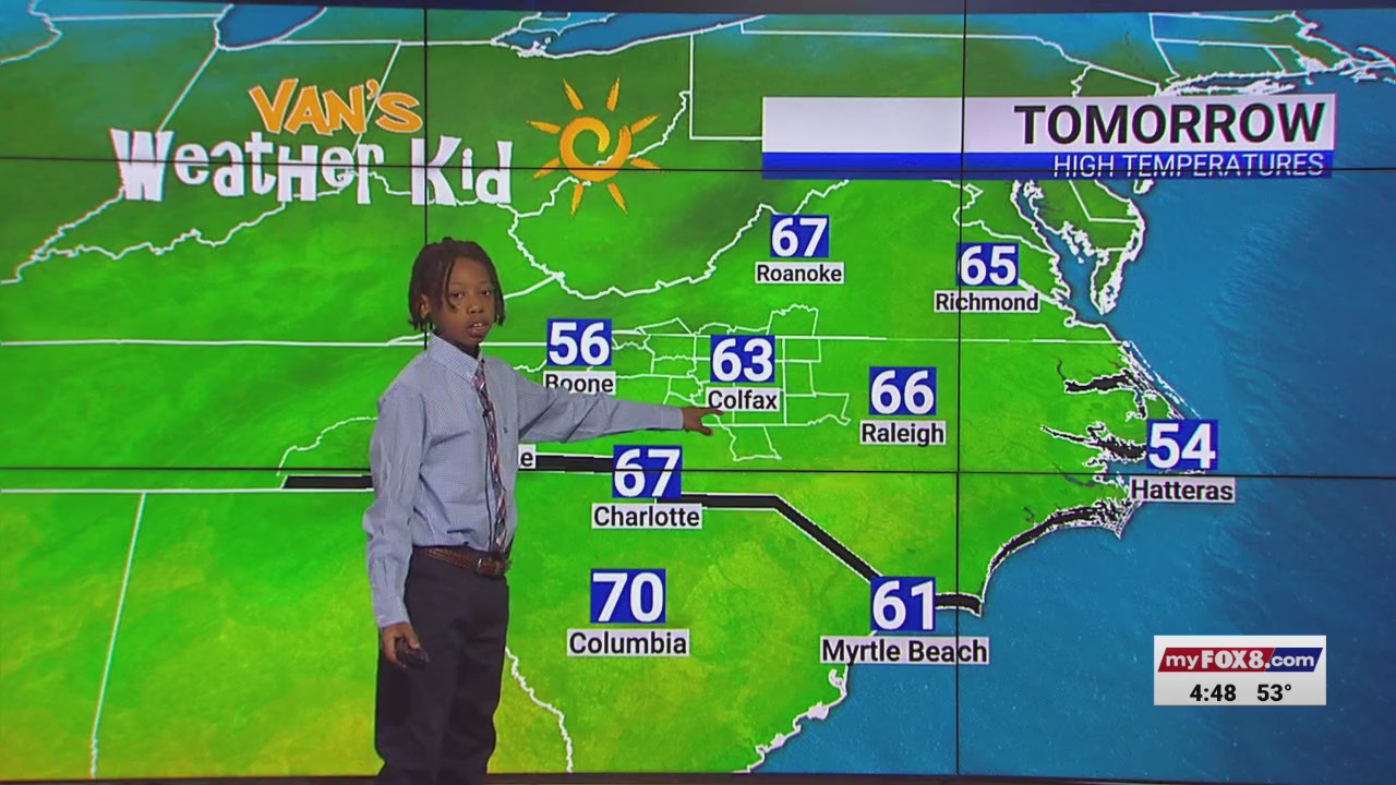 Van’s Weather Kid: Stephen Sanya – FOX8 WGHP