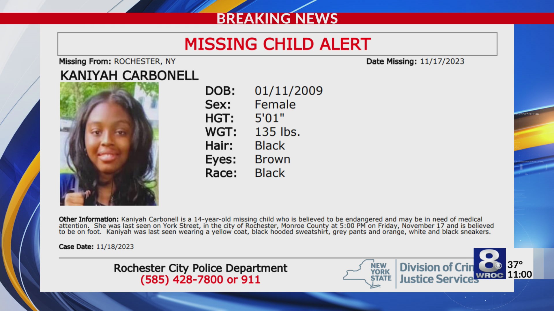 RPD issues missing child alert for teen believed to be in danger ...