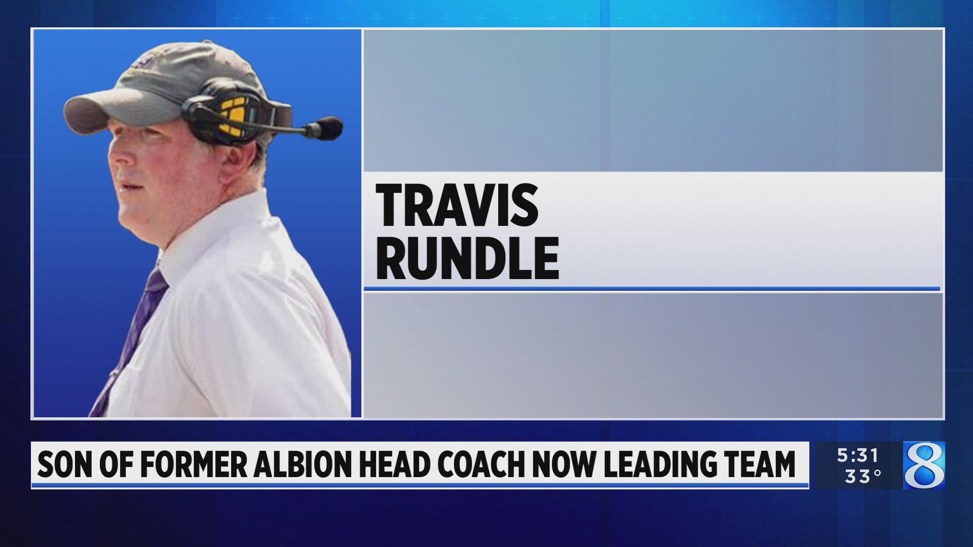 Travis Rundle named Albion College head football coach – WOODTV.com