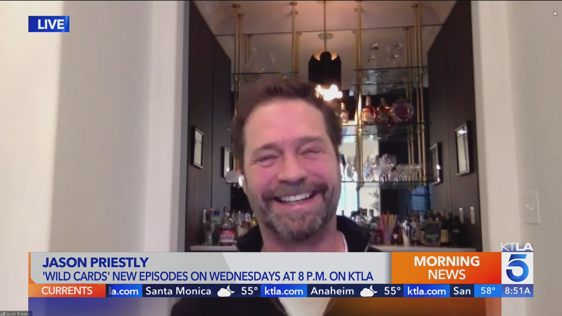 Jason Priestly says ‘Wild Cards’ is greatest job he has had in a long ...