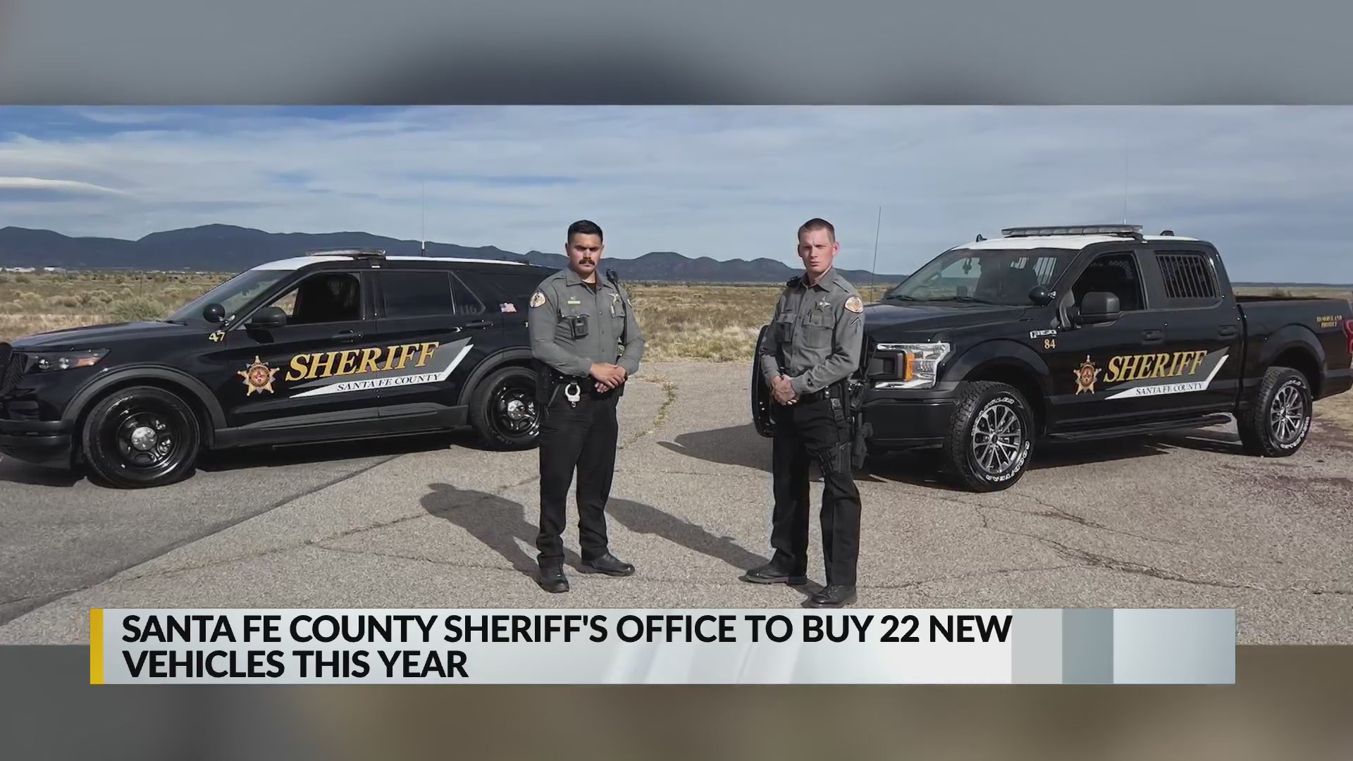 Santa Fe County Sheriffs unveil 17 new police units – KRQE NEWS 13 ...