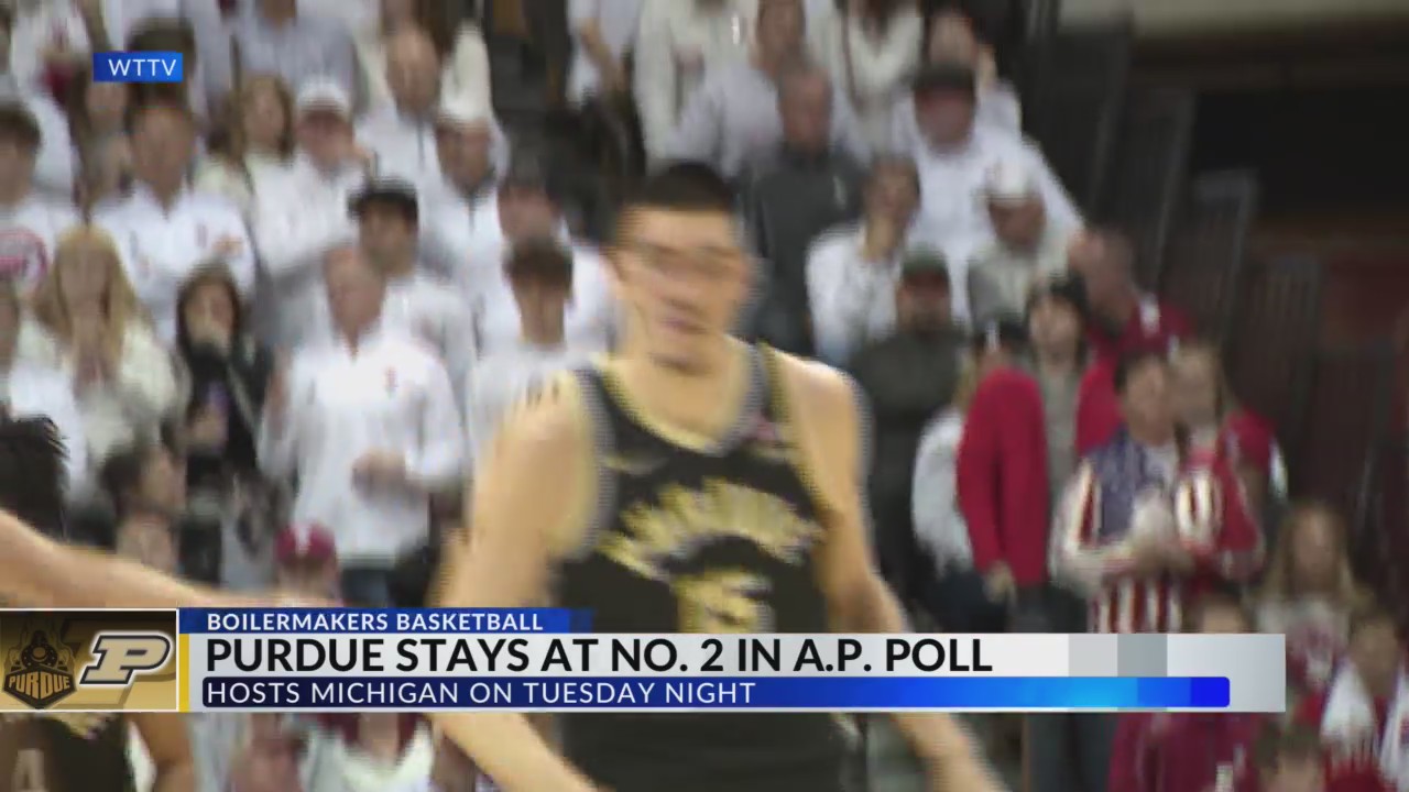 Purdue stays at no. 2 in AP Poll after beating Indiana and Iowa – WANE 15