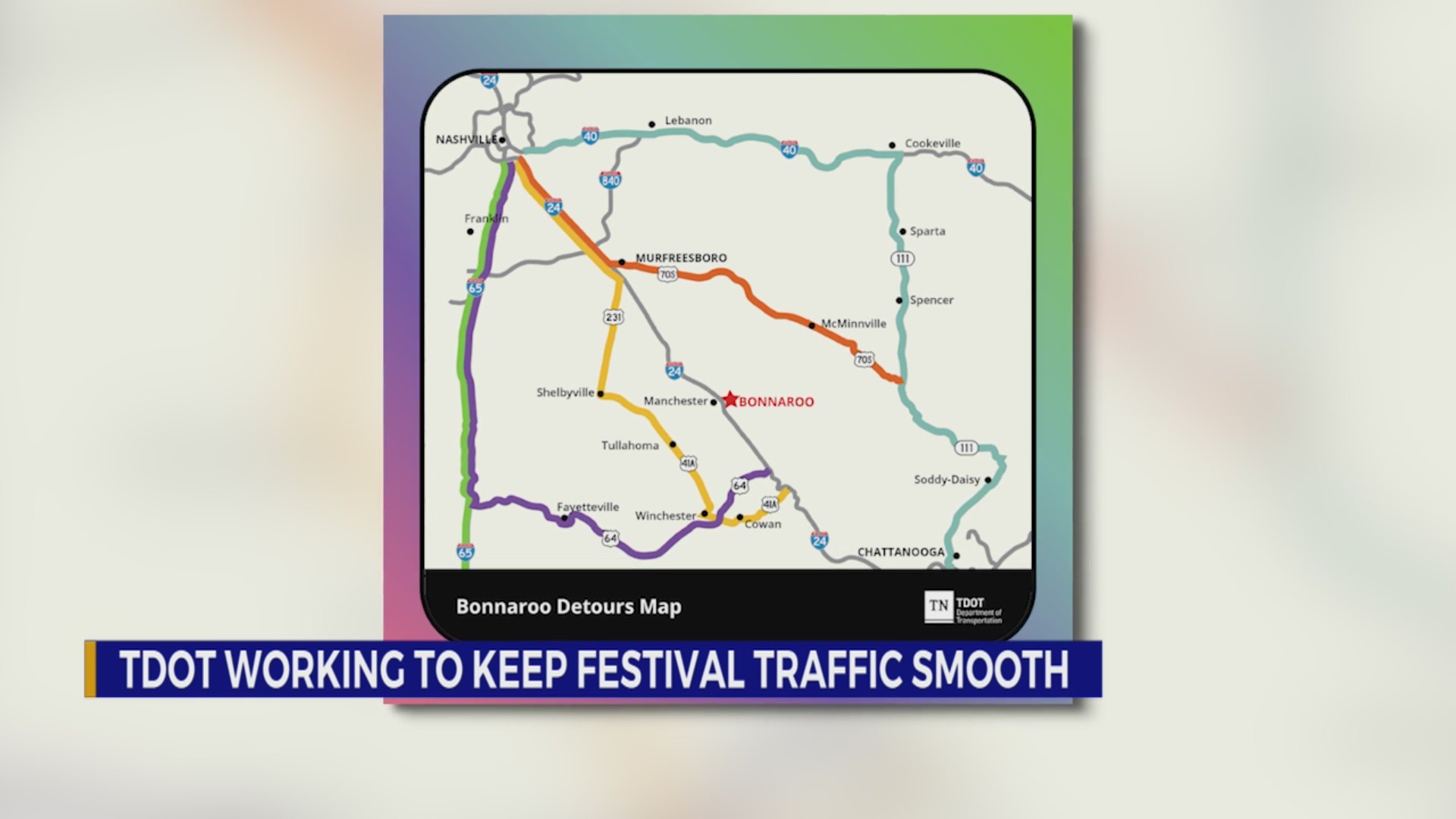 TDOT working to keep festival traffic smooth – WKRN News 2