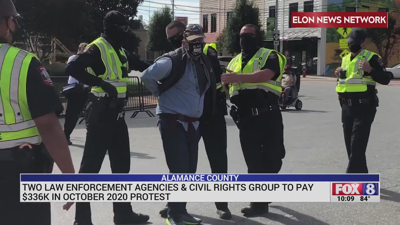 Protestors pepper-sprayed during Graham protest awarded $336,000 – FOX8 ...