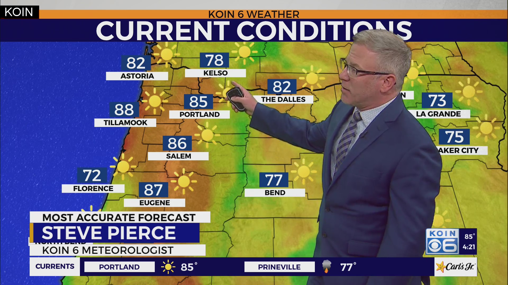 Weather Forecast: Record October Heat – KOIN.com
