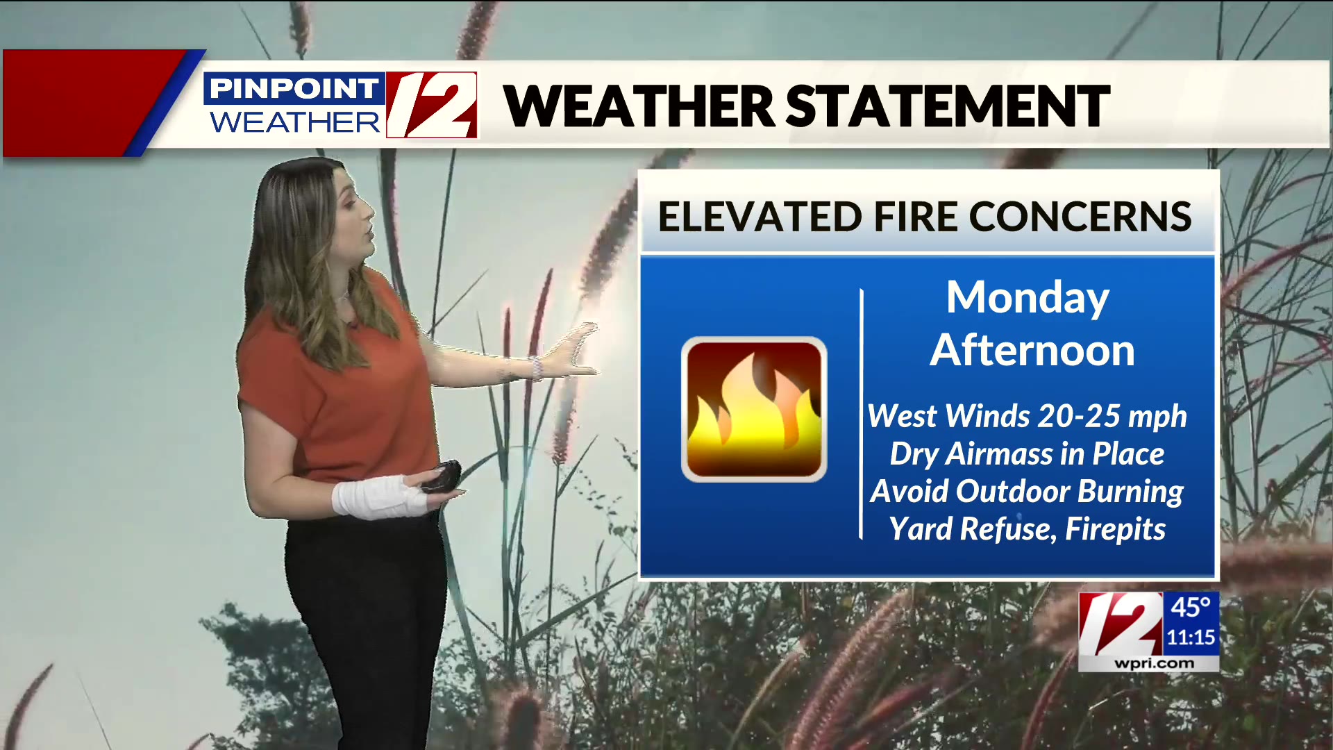 Pinpoint Weather 12 Forecast at 11 – WPRI.com