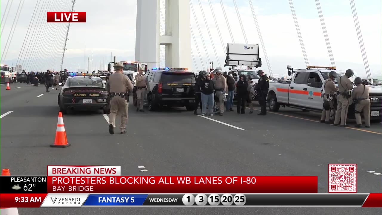APEC protesters block Bay Bridge Thursday morning – KRON4