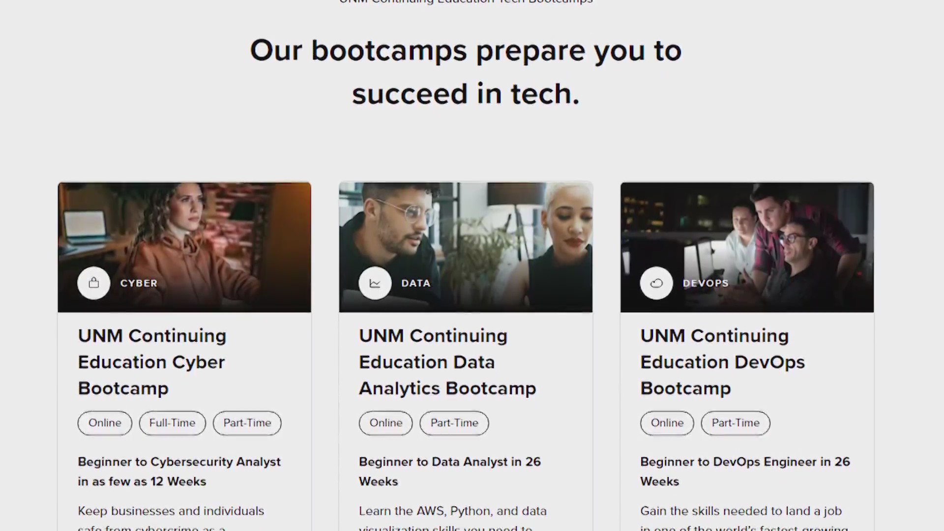 UNM Continuing Education offers online tech bootcamps – KRQE NEWS 13 ...