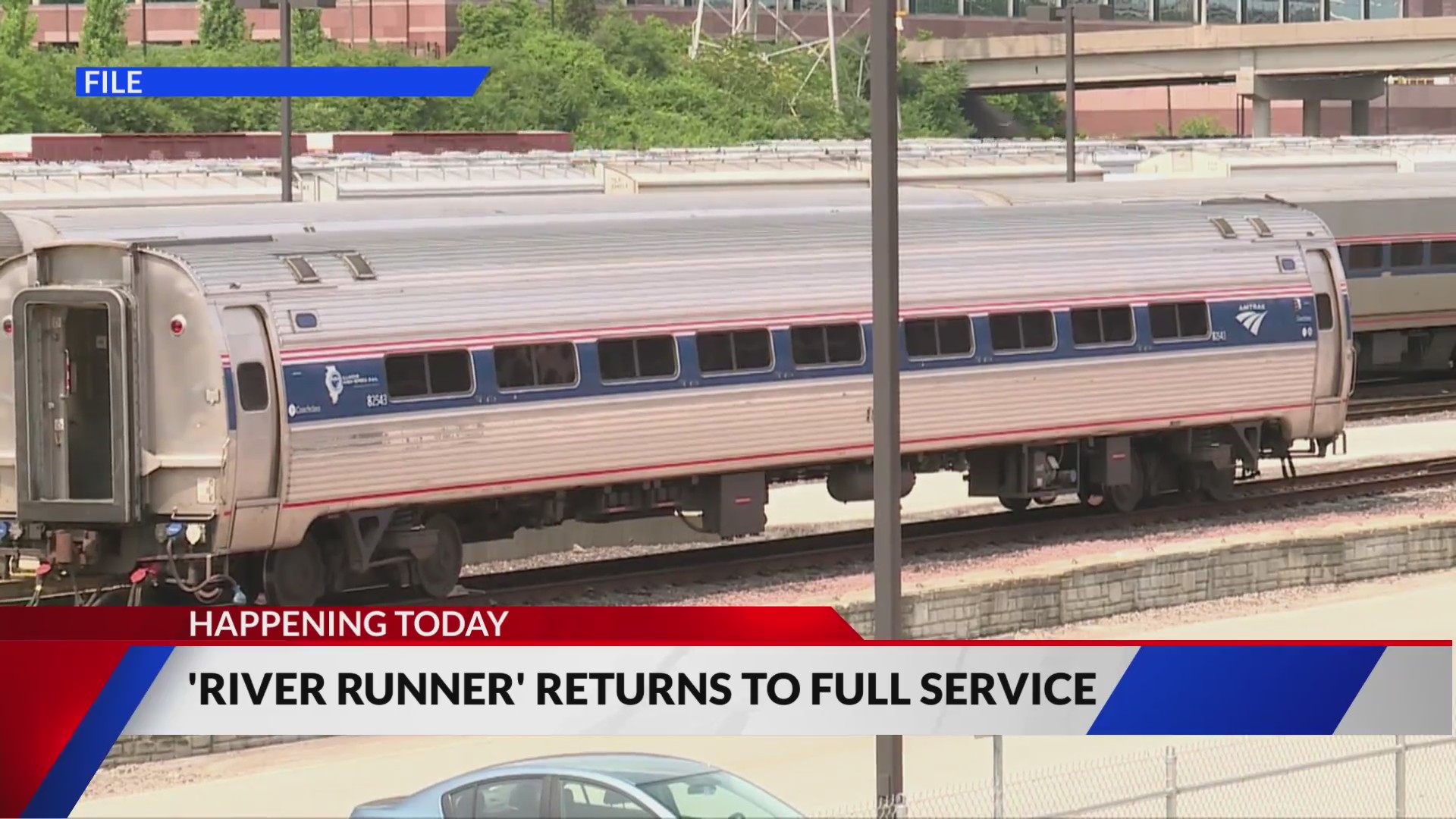 Full service resumes today for Amtrak Missouri River Runner trains – FOX 2