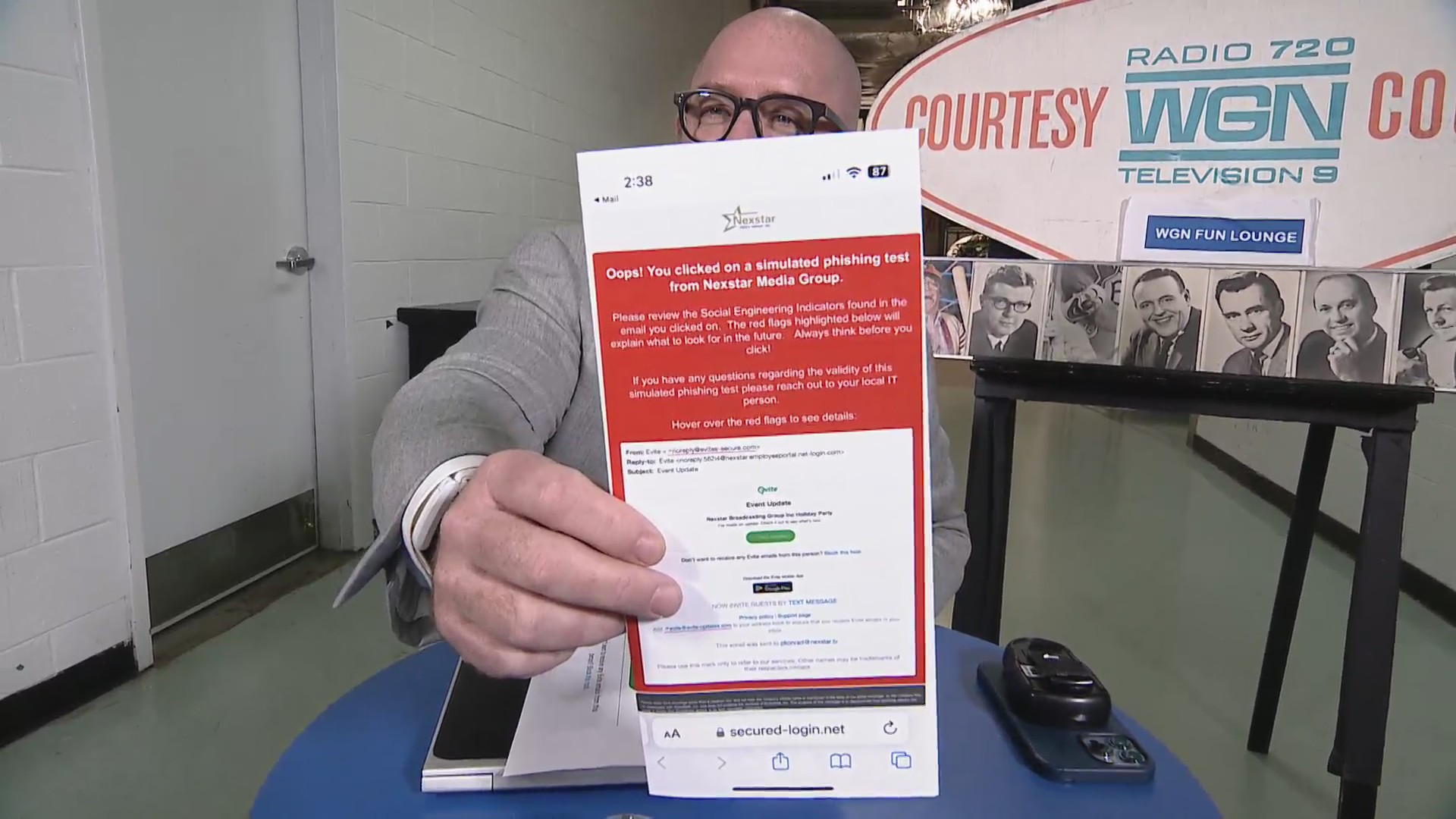 Courtesy Desk: Paul tricked into phishing scam — AGAIN – WGN-TV