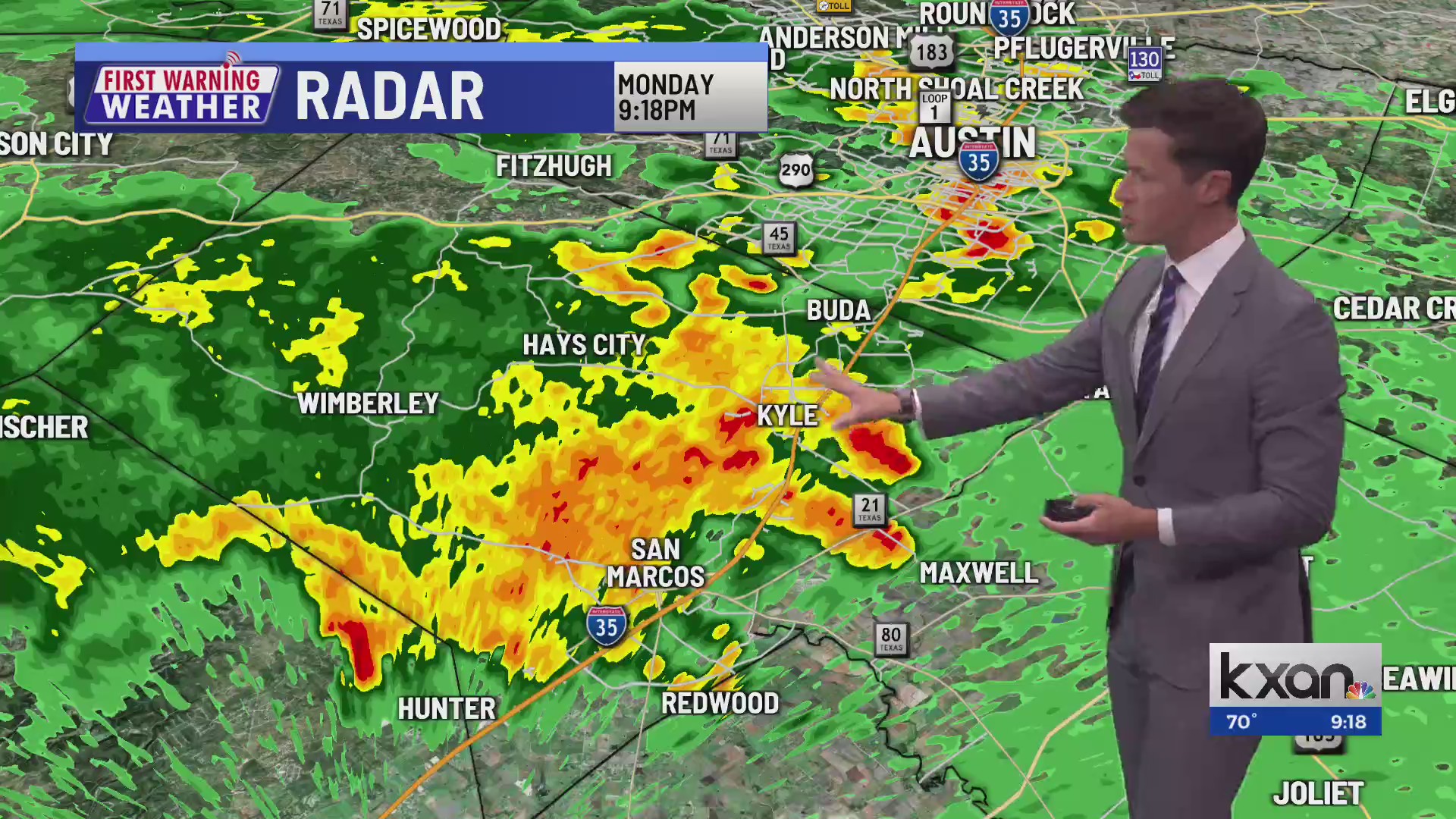 Monday overnight First Warning Forecast – KXAN Austin