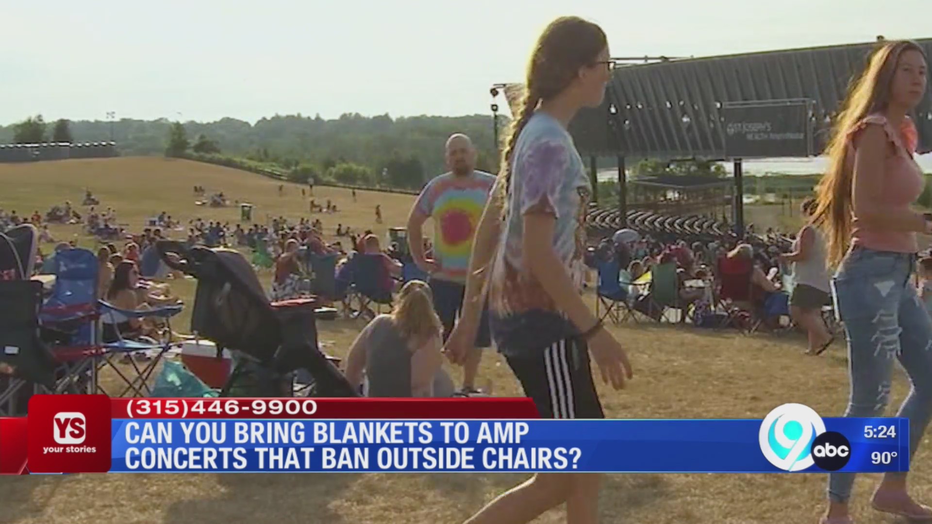 Can you bring blankets to shows at the St. Joseph’s Health Amphitheater ...