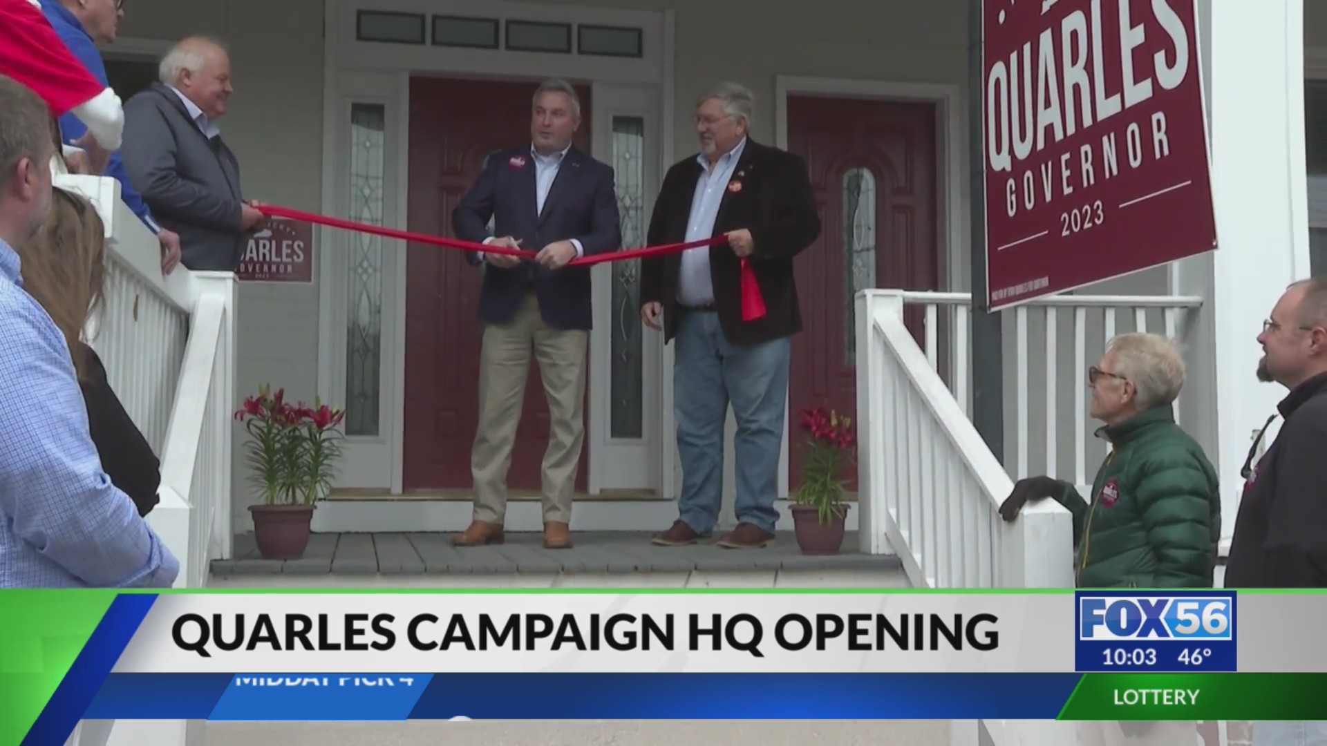 Ryan Quarles campaign headquarters opened – FOX 56 News