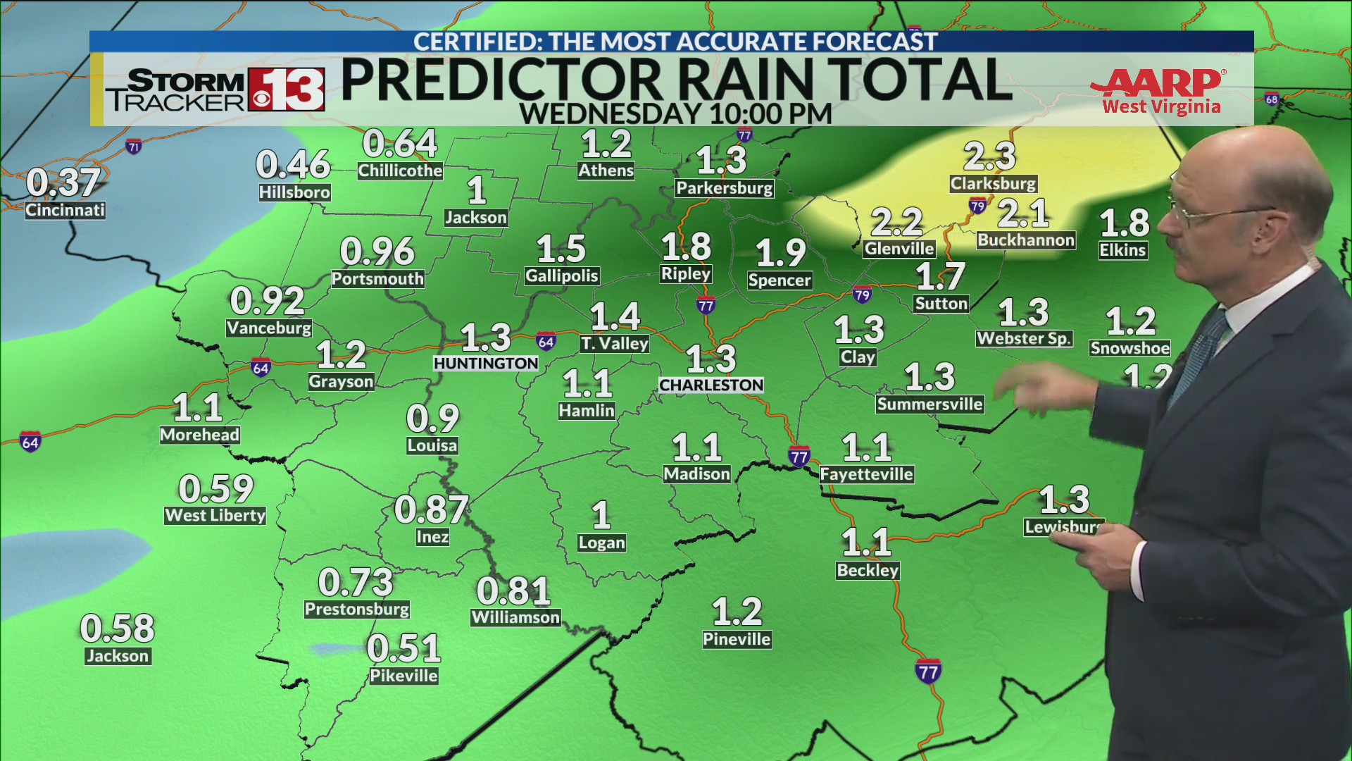 Rain ending and a cooler weekend – WOWK 13 News