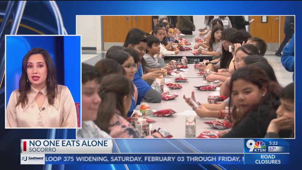 School takes part in ‘No One Eats Alone’ event – KTSM 9 News