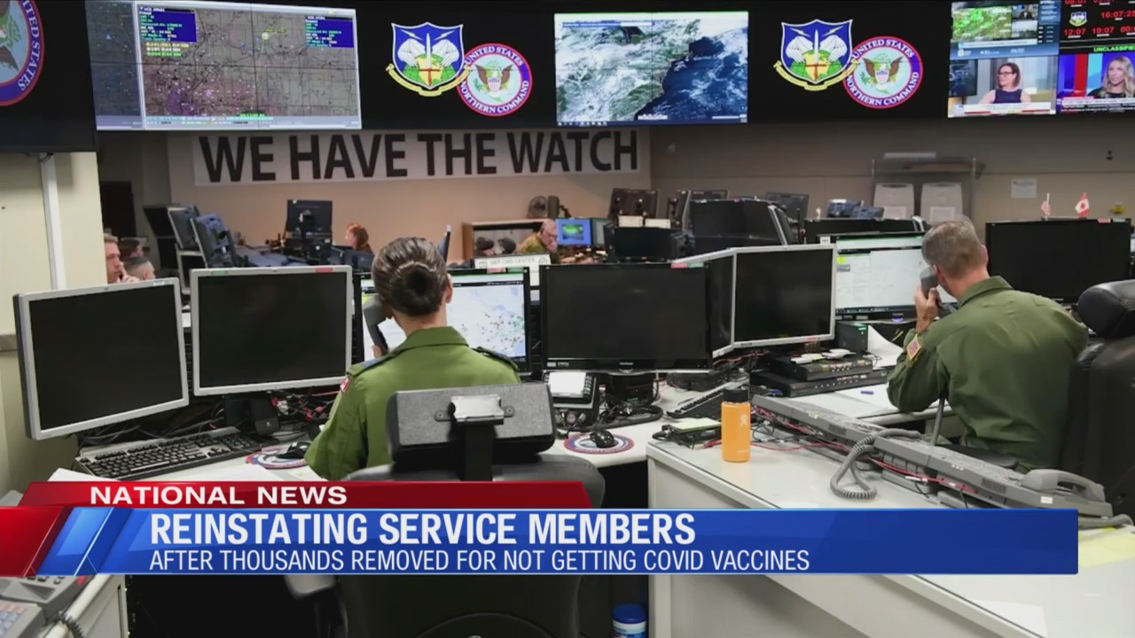 Reinstating service members after not getting COVID-19 Vaccine – WFXRtv
