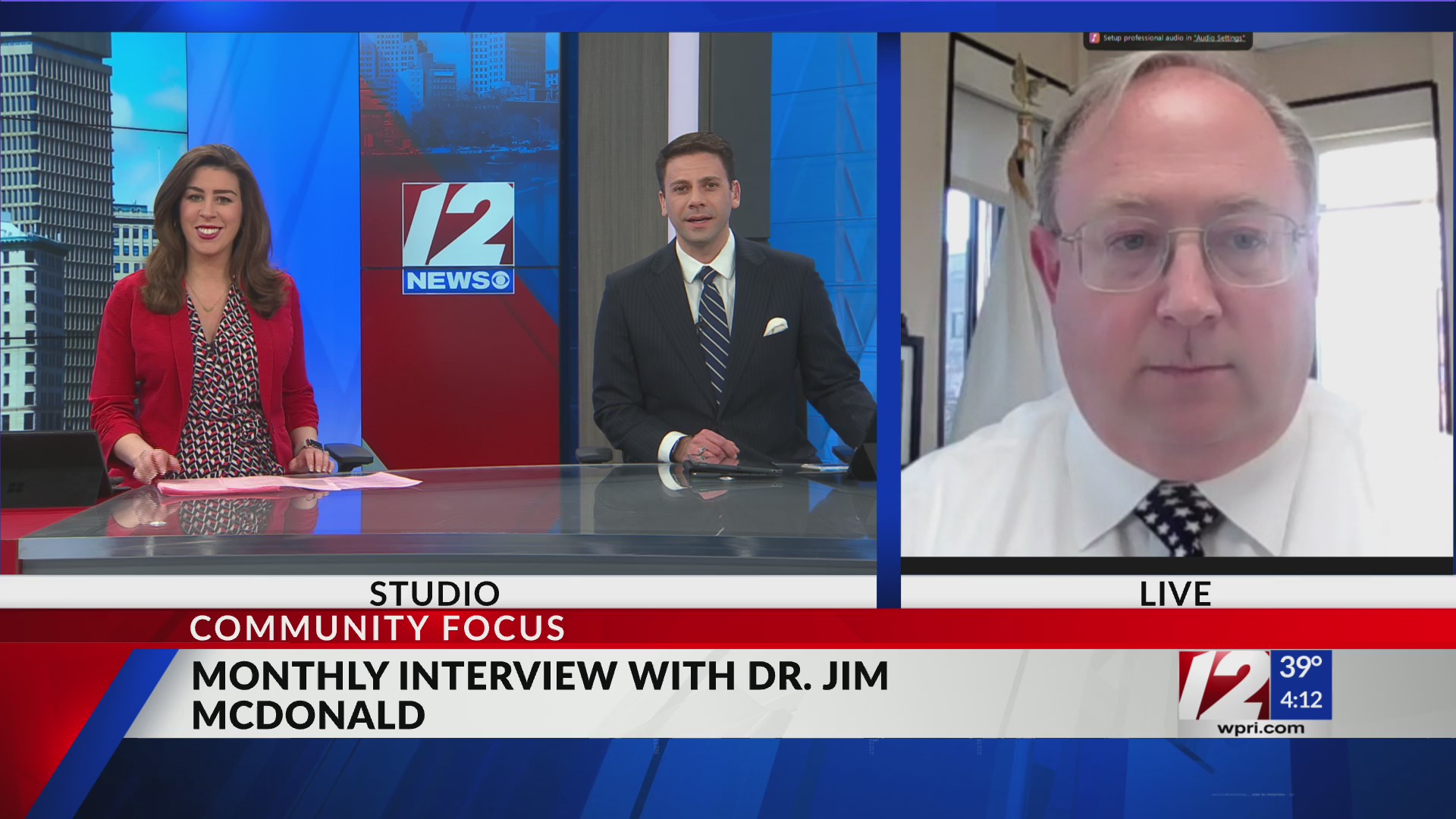 Community Focus: Interim Health Director Dr. Jim McDonald – WPRI.com