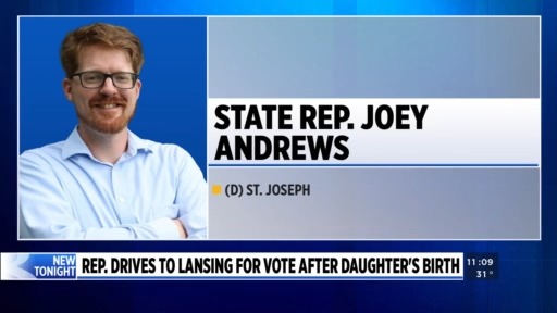 State rep. drives to Lansing for vote after daughter’s birth – WOODTV.com