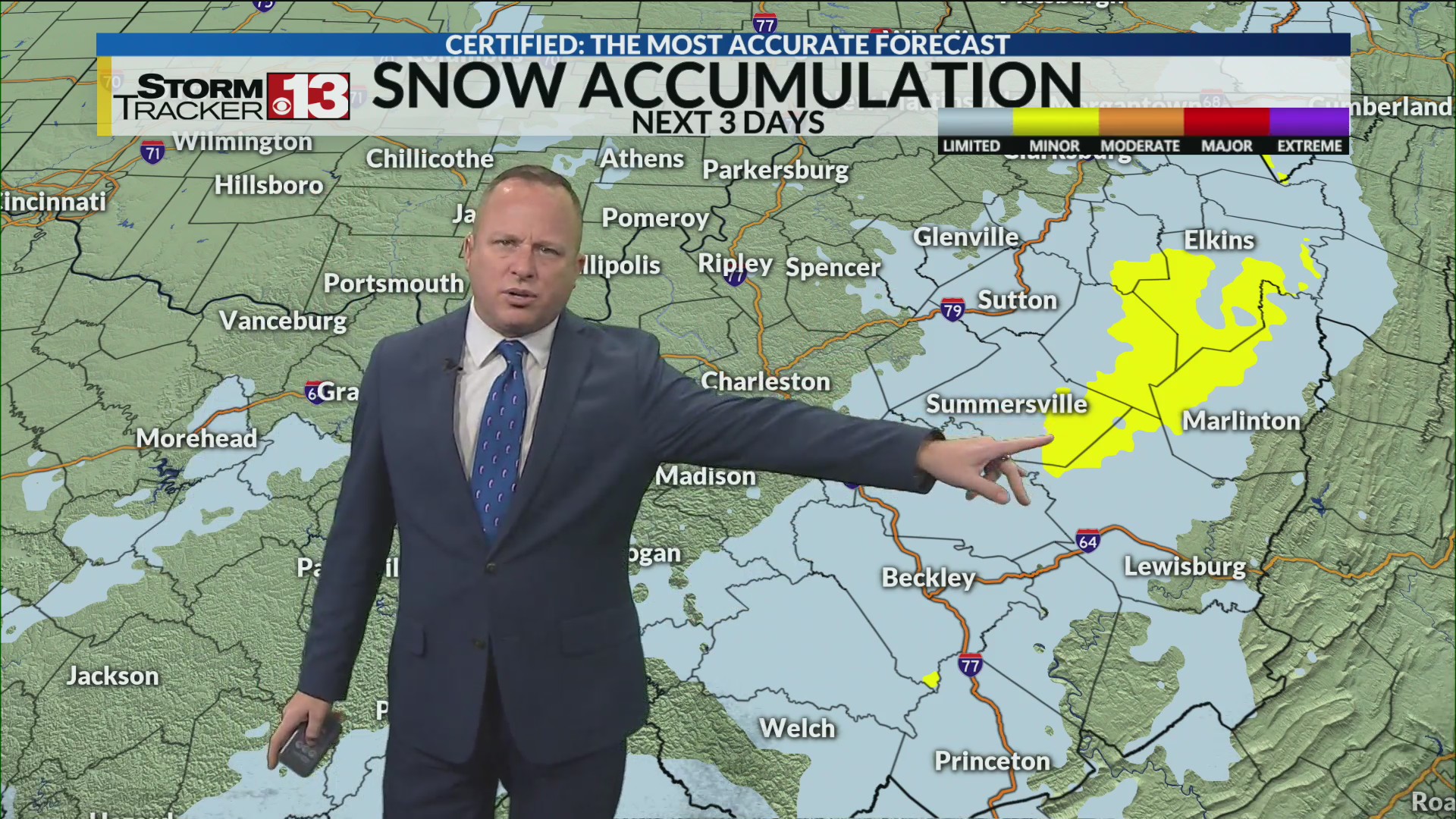 Light wintry mix heading into the weekend – WOWK 13 News