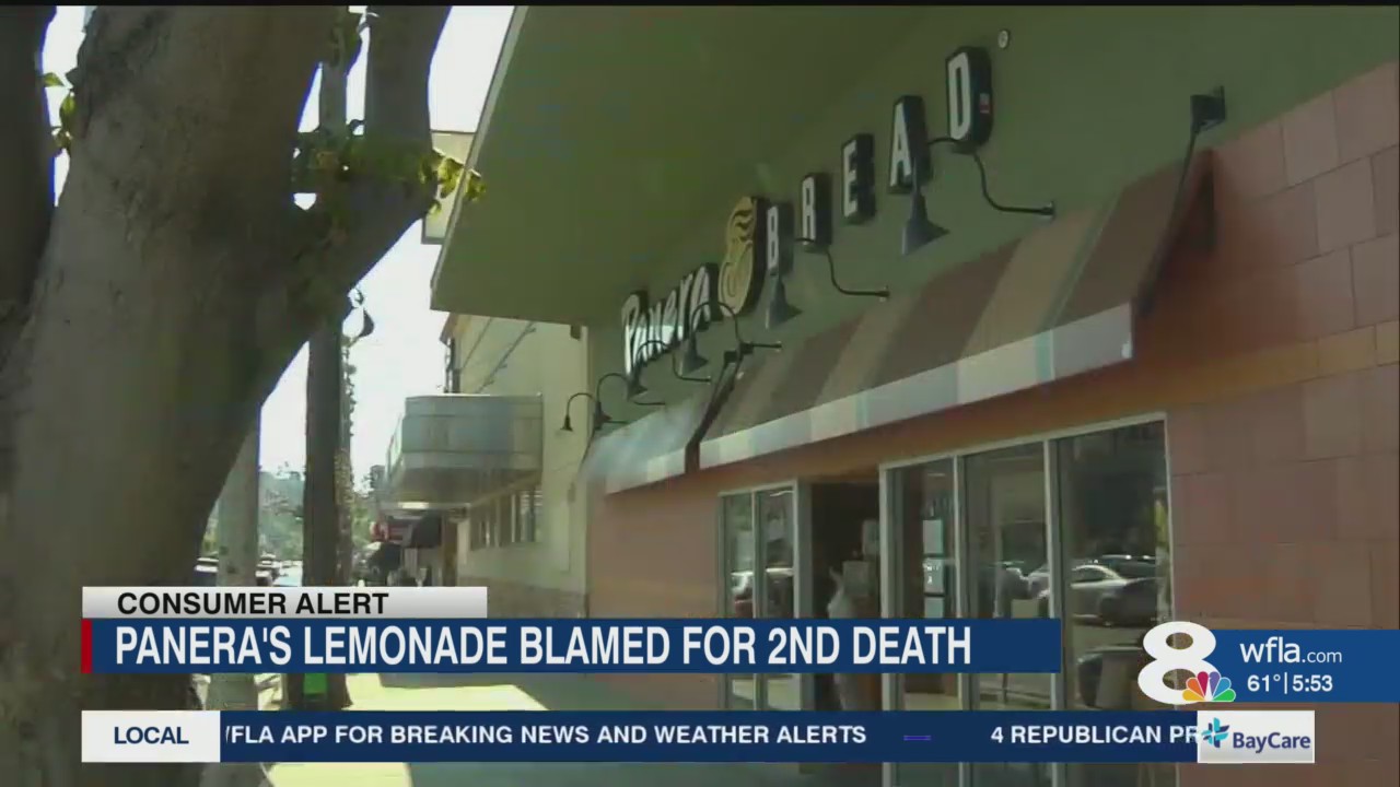 Panera faces 2nd lawsuit after ‘Charged Lemonade’ blamed for Florida ...