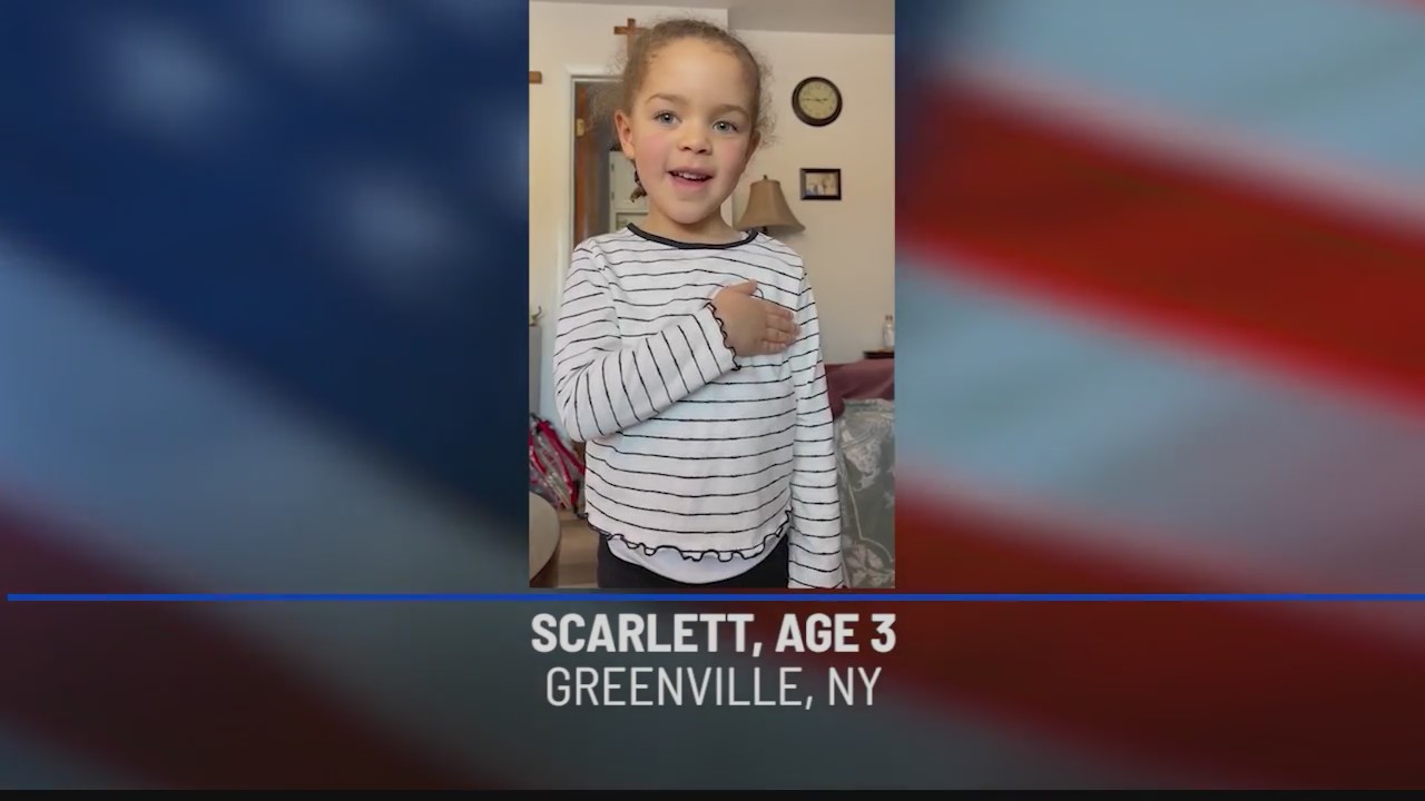 Scarlett gives us our daily Pledge of Allegiance! – NEWS10 ABC