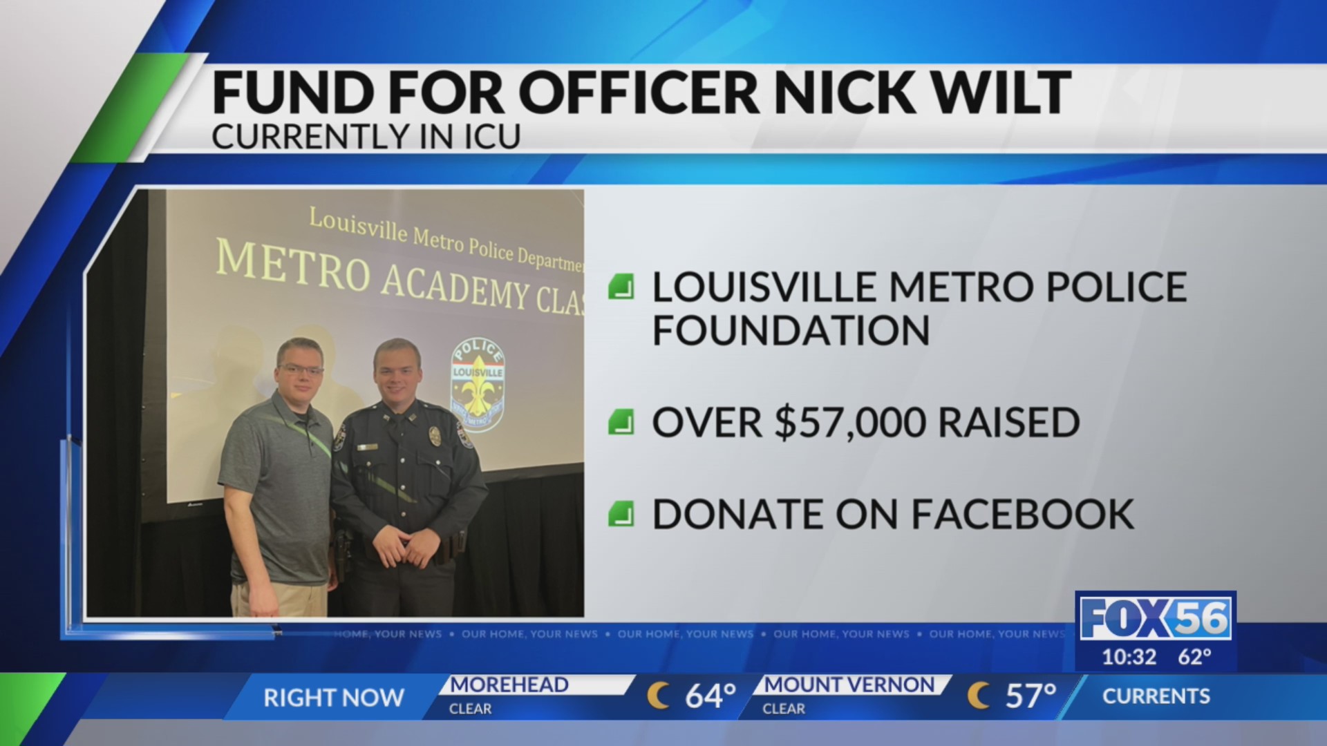 Over $57K raised to support Nick Wilt, his family after Louisville bank ...