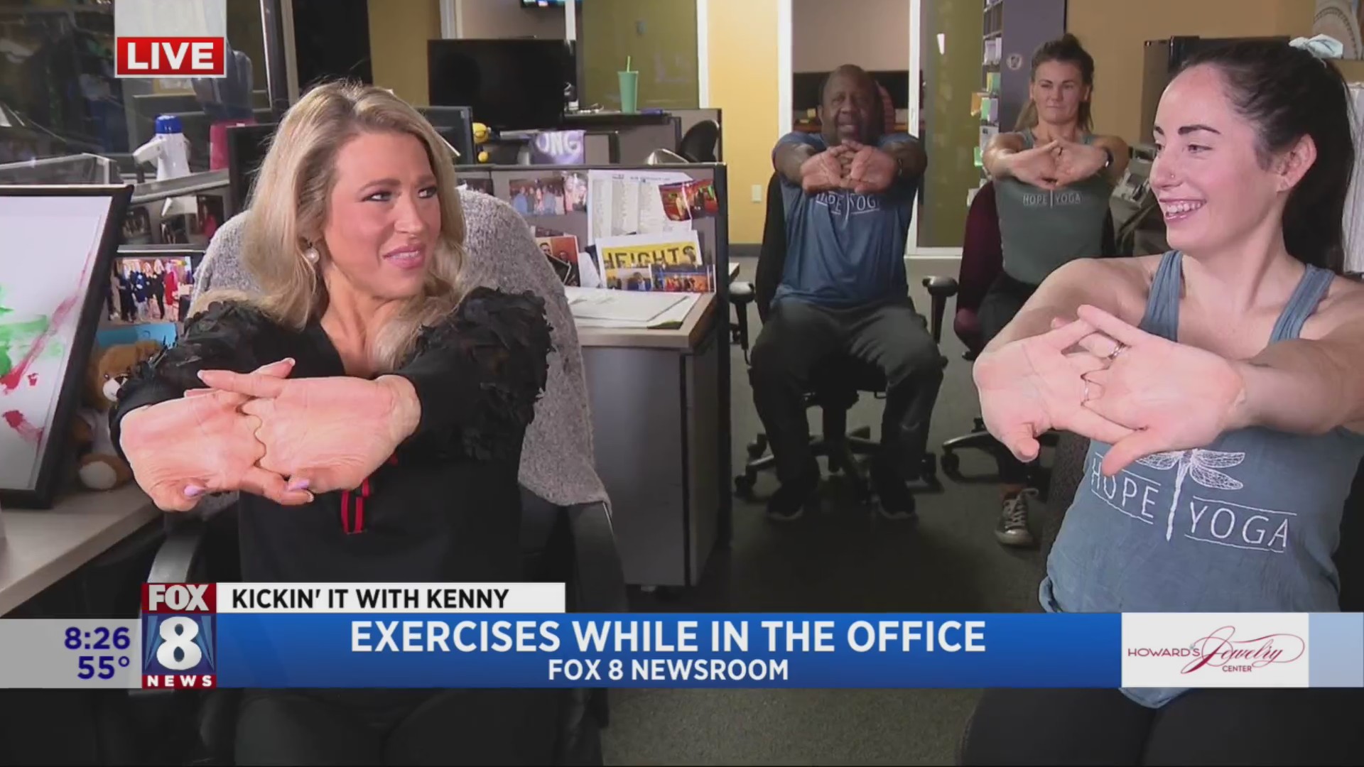Simple exercises you can do at your desk – Fox 8’s Stefani Schaefer ...