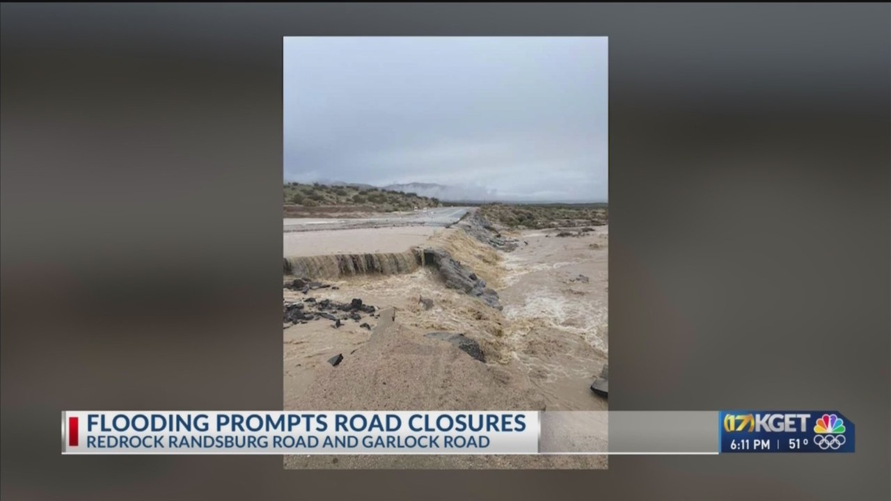 Severe flooding, road damage forces closure of Redrock Randsburg ...