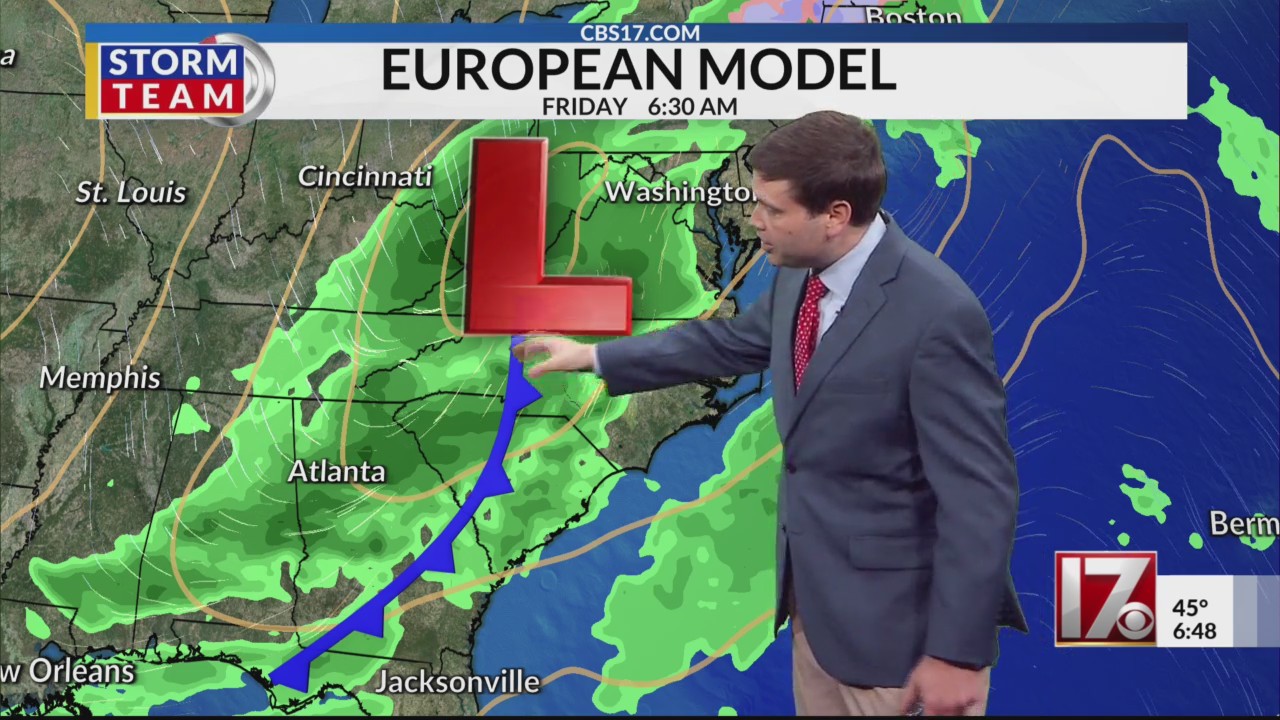 CBS 17 Storm Team Sunday night Raleigh-area weather forecast – CBS17.com