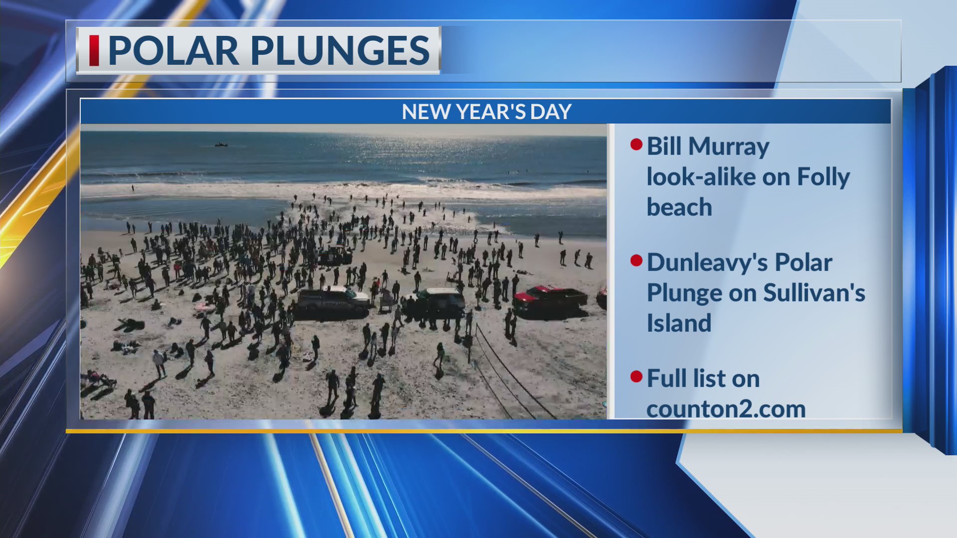 3 Polar plunges happening on New Year’s Day in the Lowcountry – WCBD News 2
