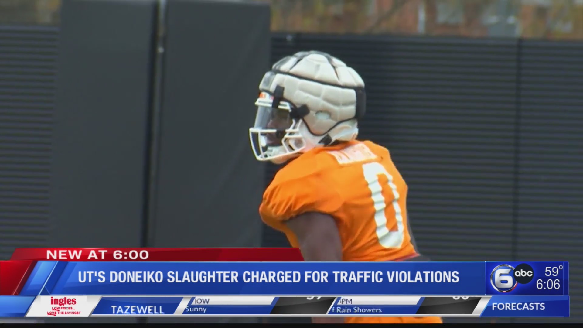 UT’s Doneiko Slaughter charged for traffic violations – WATE 6 On Your Side