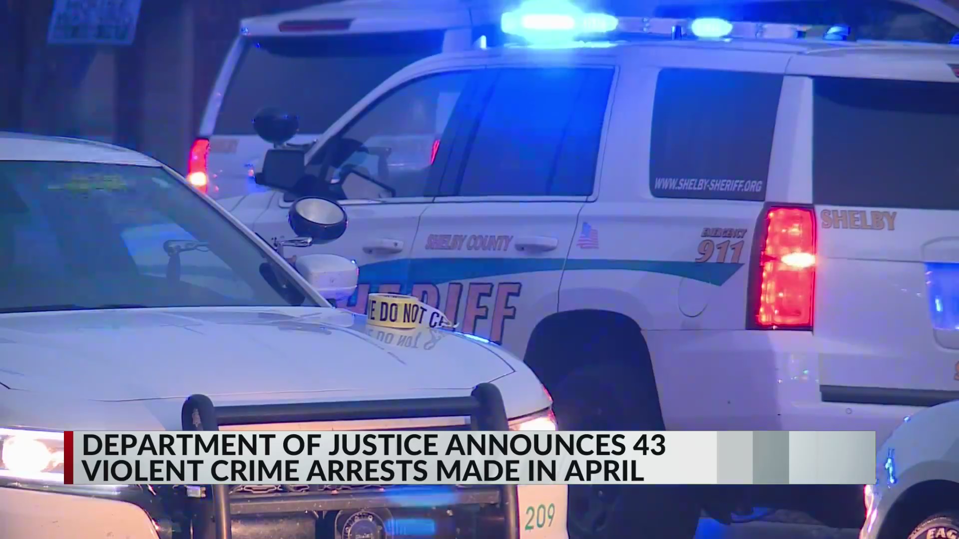 DoJ announces 43 violent crime arrests in April – WREG.com