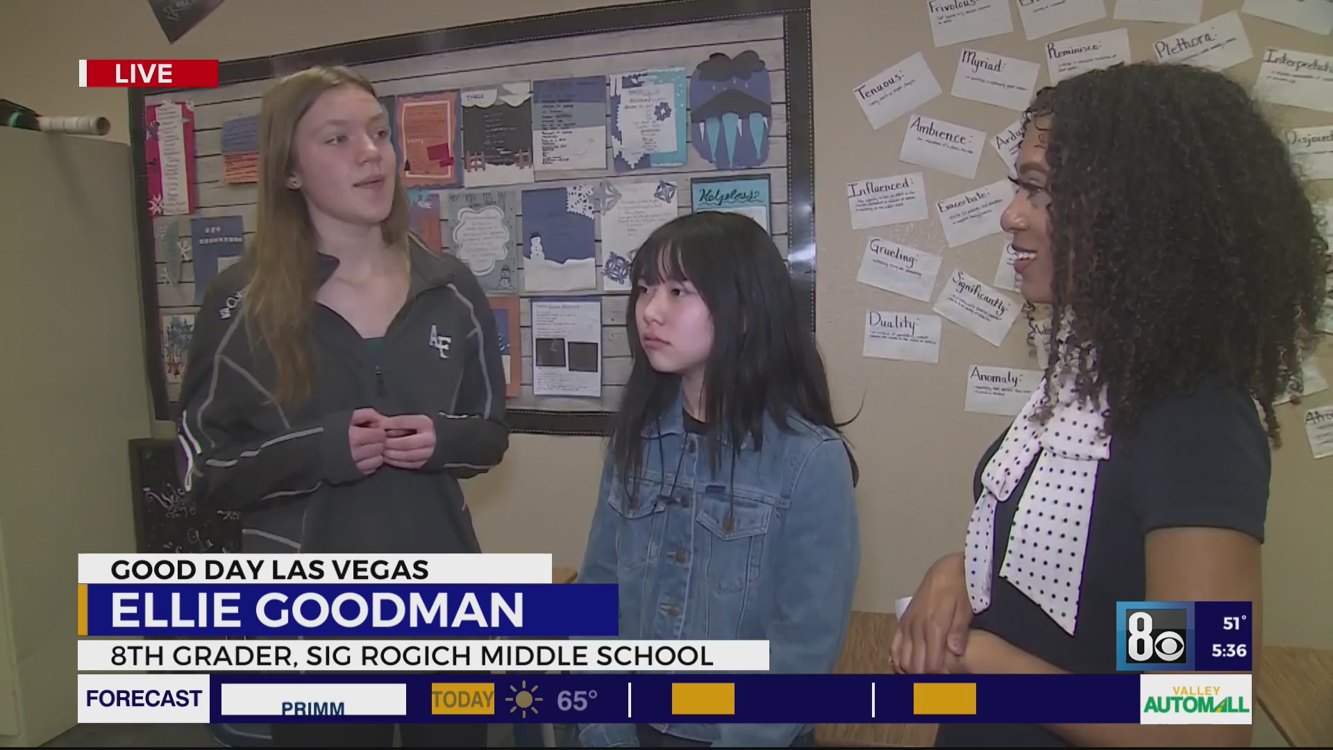 Sig Rogich students are Vocabulary Bowl champions – KLAS