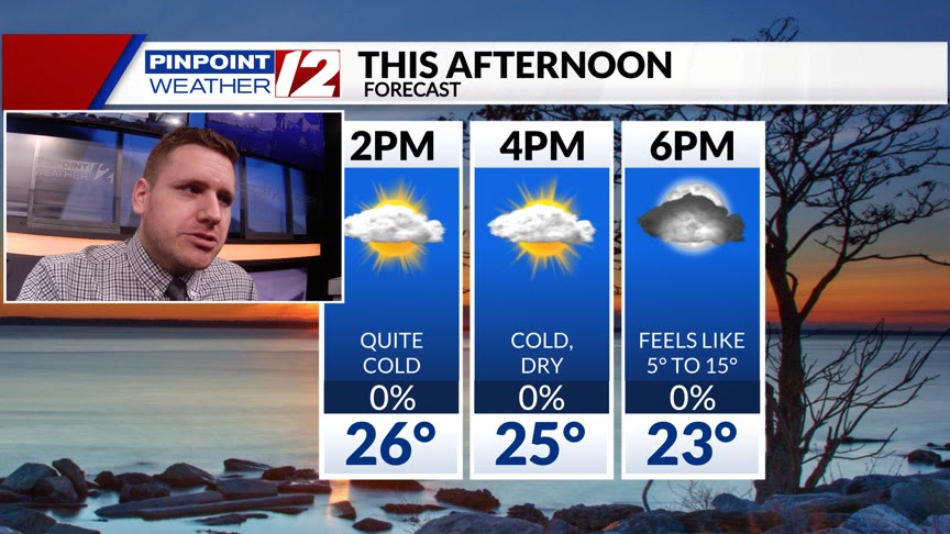 Weather Alert: Very Cold Today Through Monday Morning – WPRI.com