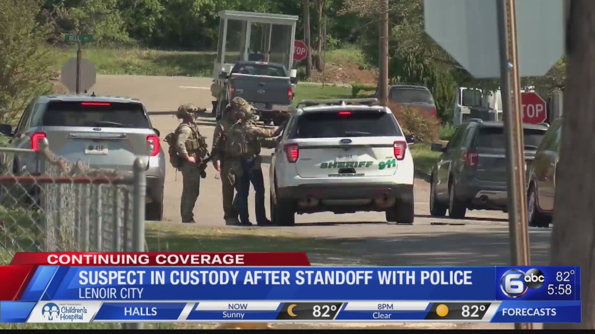 Suspect in custody after standoff in Lenoir City – WATE 6 On Your Side