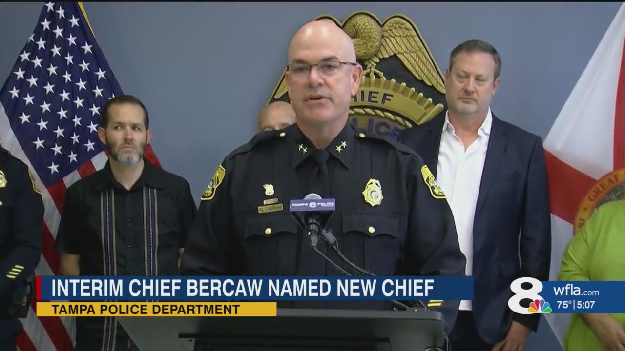 Mayor Castor selects Lee Bercaw for Chief of Tampa Police Department – WFLA