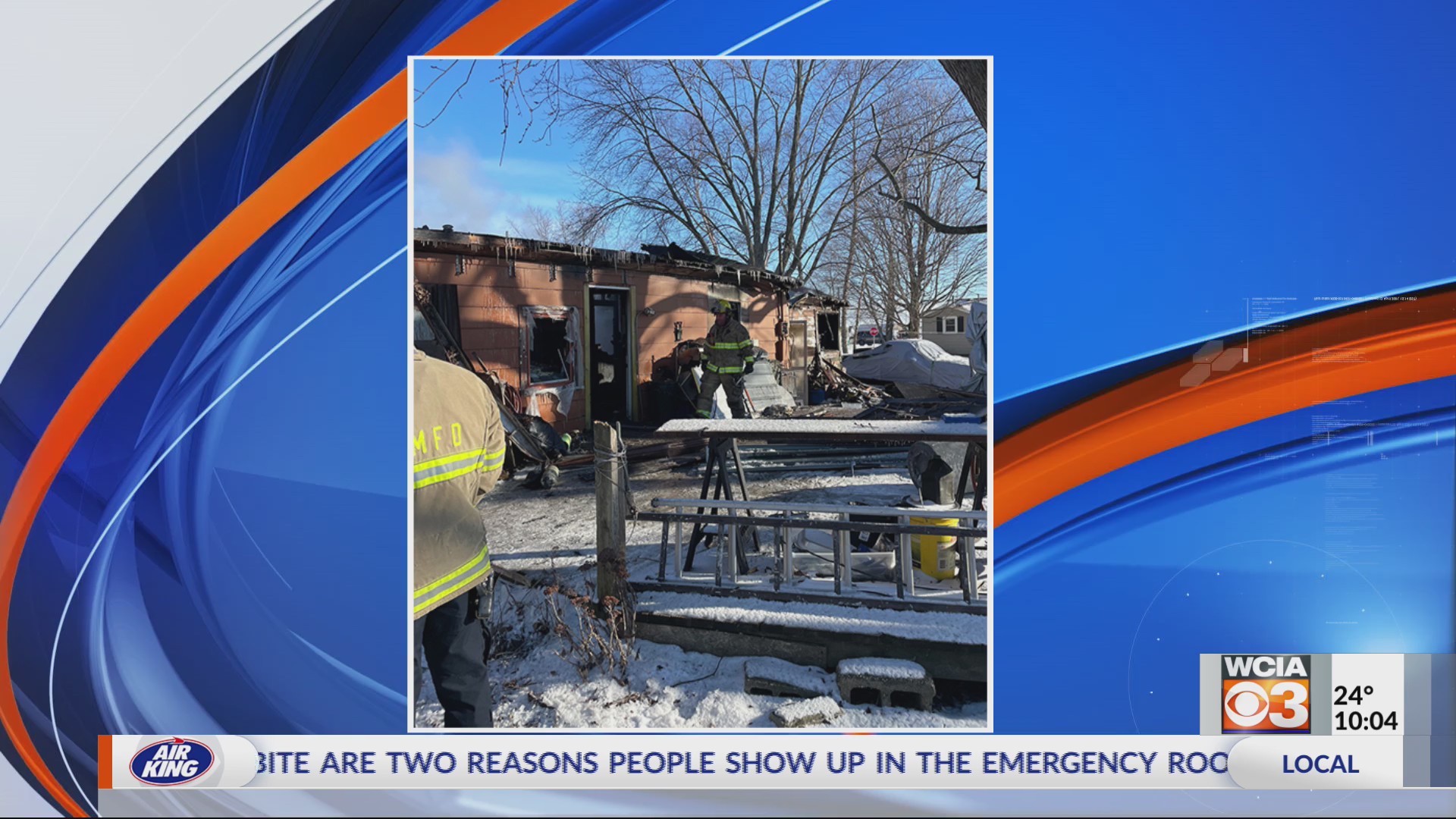 Five fire departments battle Coles Co. house fire in freezing cold ...