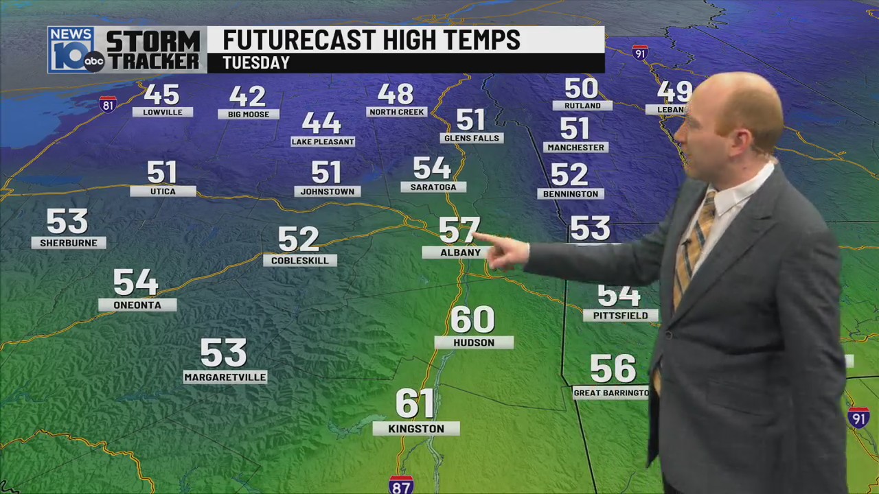 Tuesday afternoon forecast – NEWS10 ABC