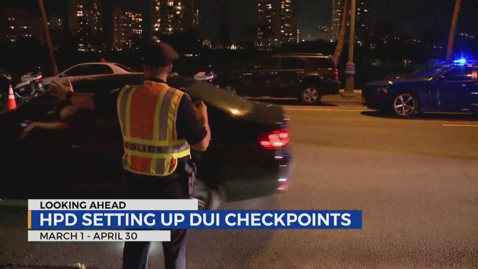 HPD to conduct surprise impaired driver checkpoints – KHON2