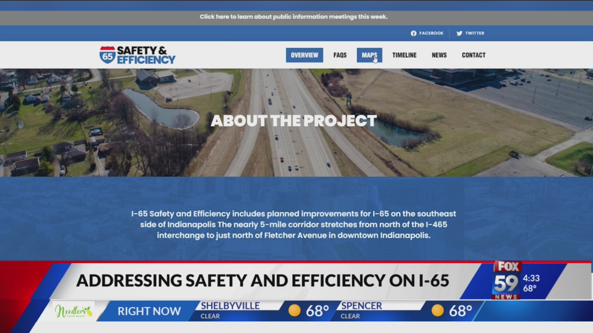 INDOT to hold public meetings addressing safety and efficiency on I-65 ...