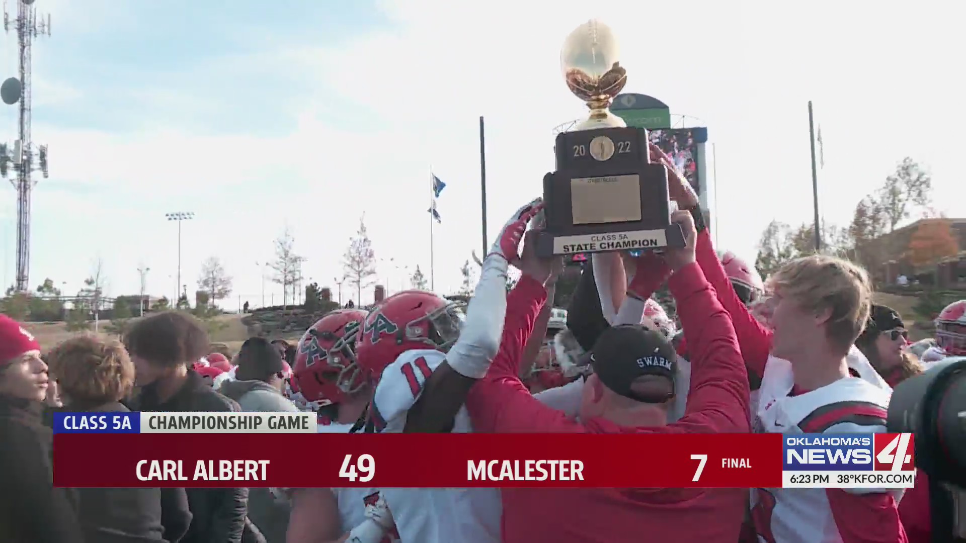 Carl Albert Wins 5A – KFOR.com Oklahoma City