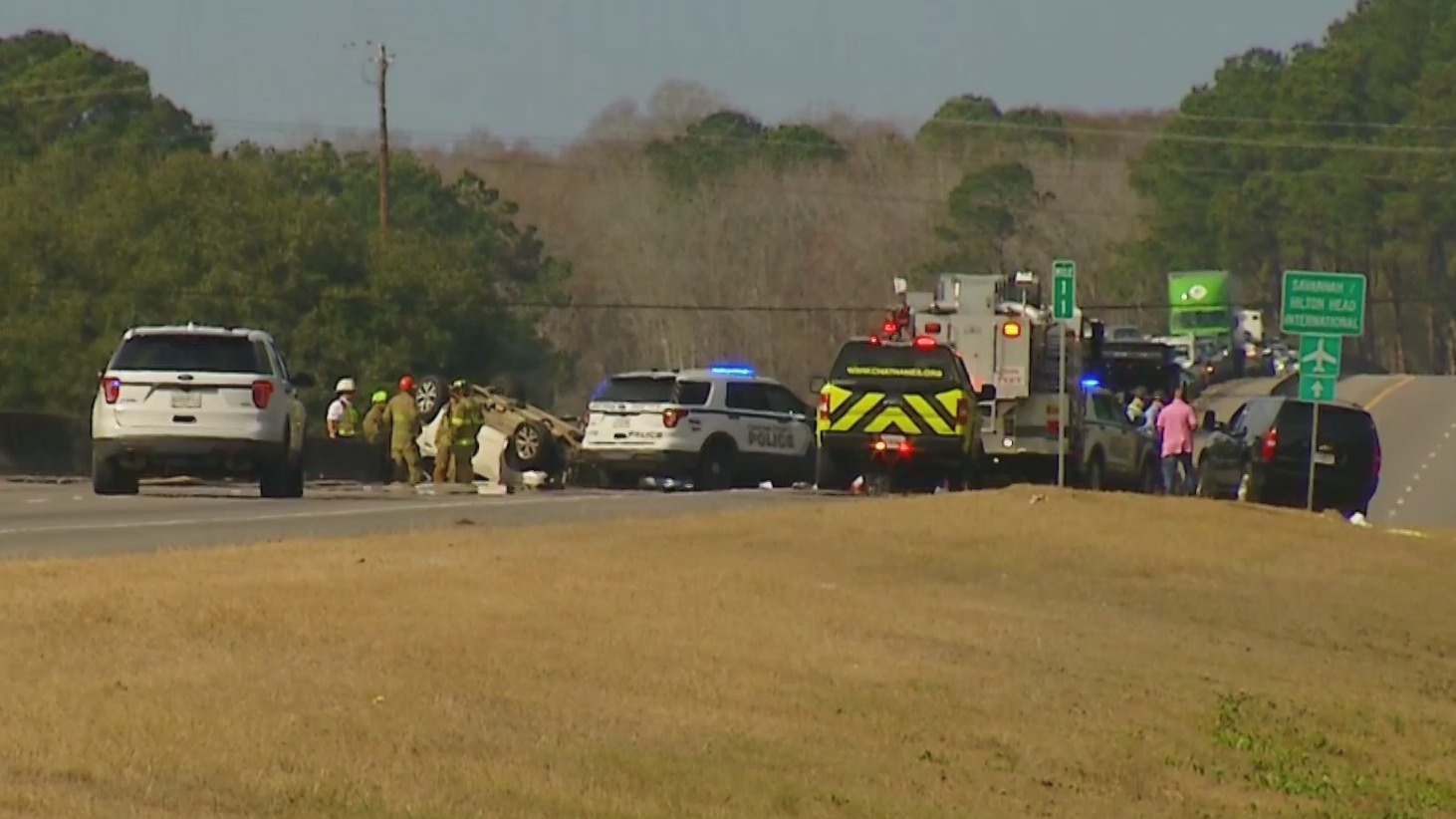 Continued coverage: Driver dead after GSP pursuit on Highway 204 – WSAV-TV