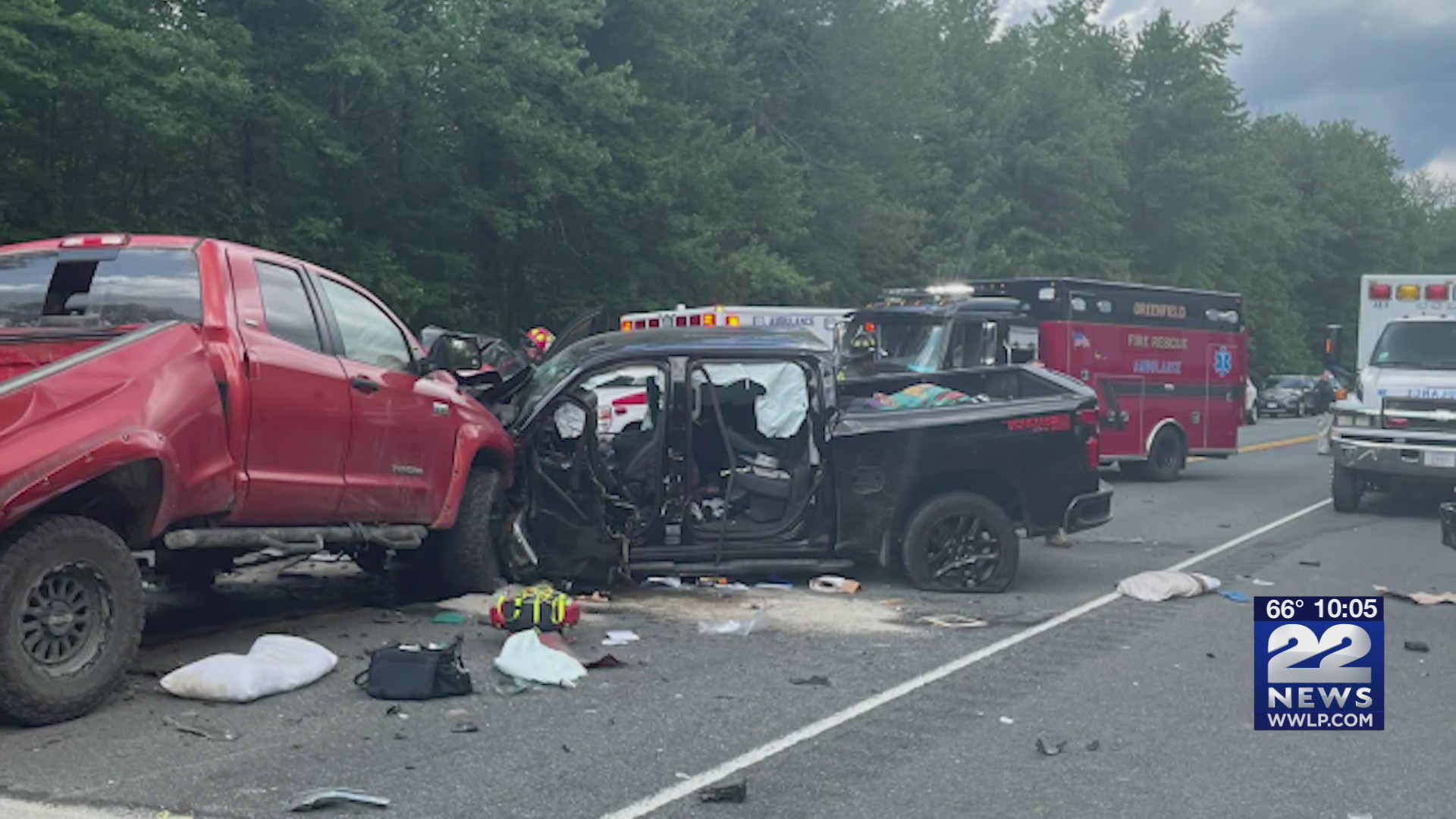 Crews respond to multi-vehicle crash on Route 2 in Greenfield – WWLP