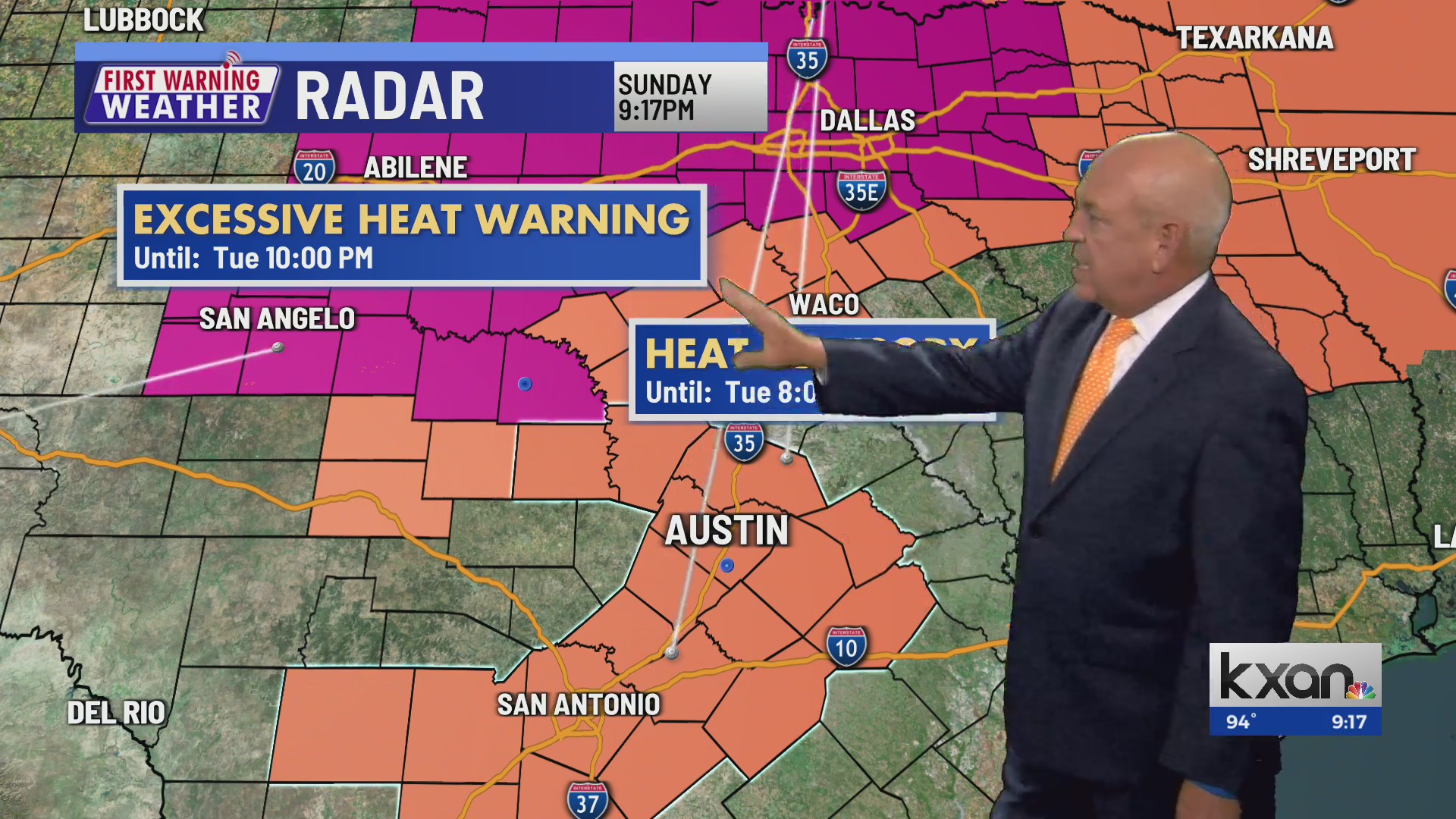First Warning Weather with Jim Spencer – KXAN Austin